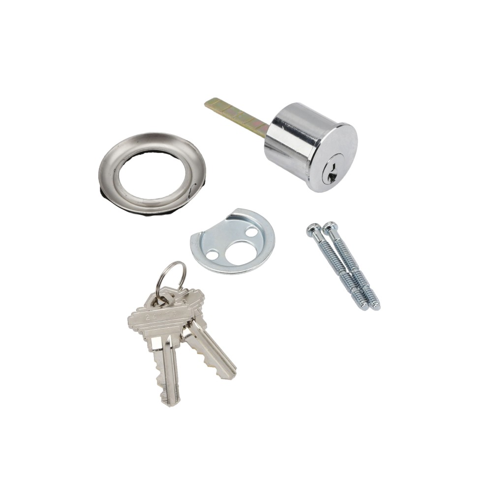 DAC Rim Cylinder For Panic Bar Gates With Two Keys | Chain Link Fittings