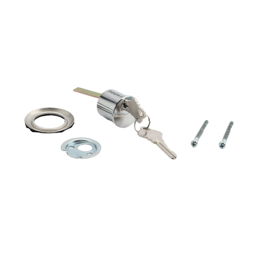 DAC Rim Cylinder For Panic Bar Gates With Two Keys | Chain Link Fittings