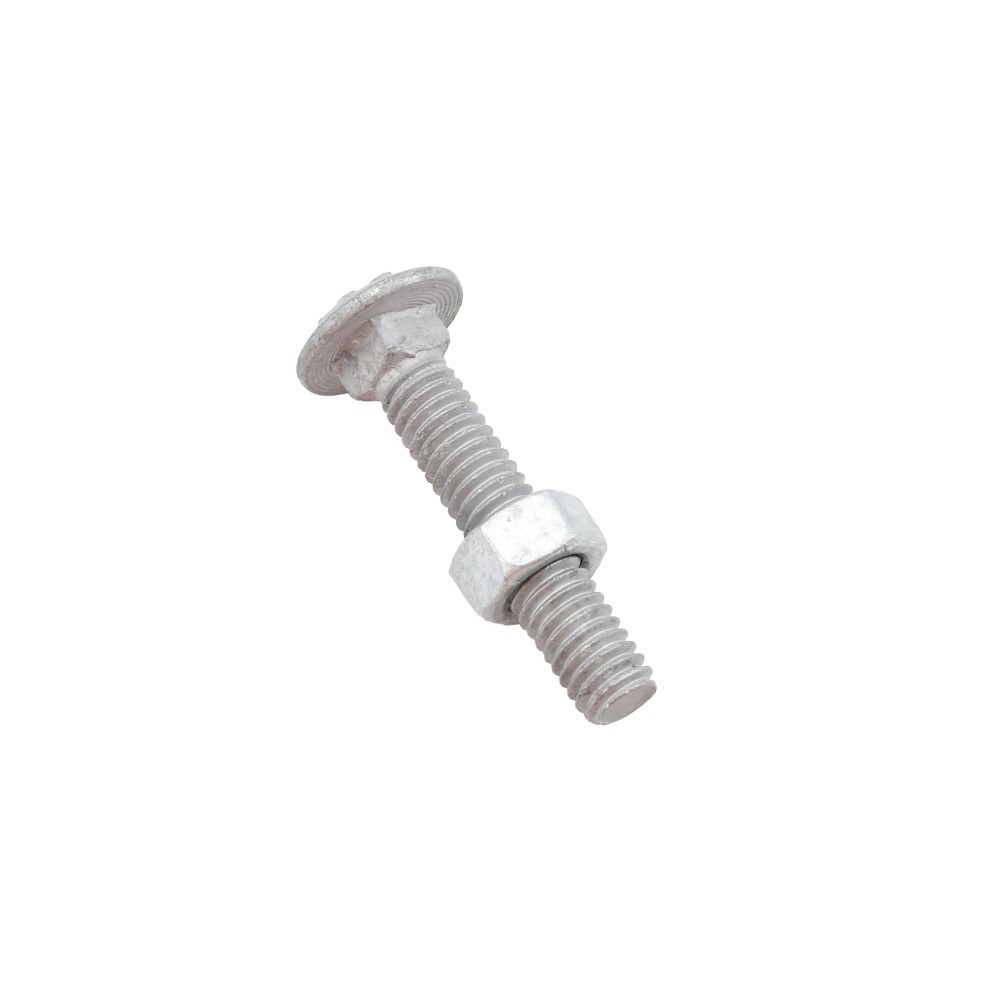Chain Link 3/8" x 1 3/4" Carriage Bolt & Nut (Hot Dip Galvanized Steel ...