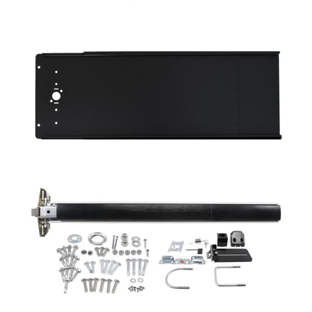 Chain Link Fence Gate DAC 36" Black Detex Superior Exit Bar Kit with ...