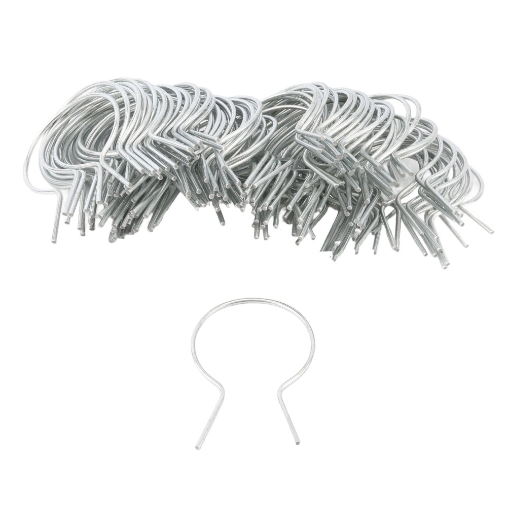 EZ Twist 2 1/2" [2 3/8" OD] 9 Gauge Preformed Steel Fence Ties [100 ...