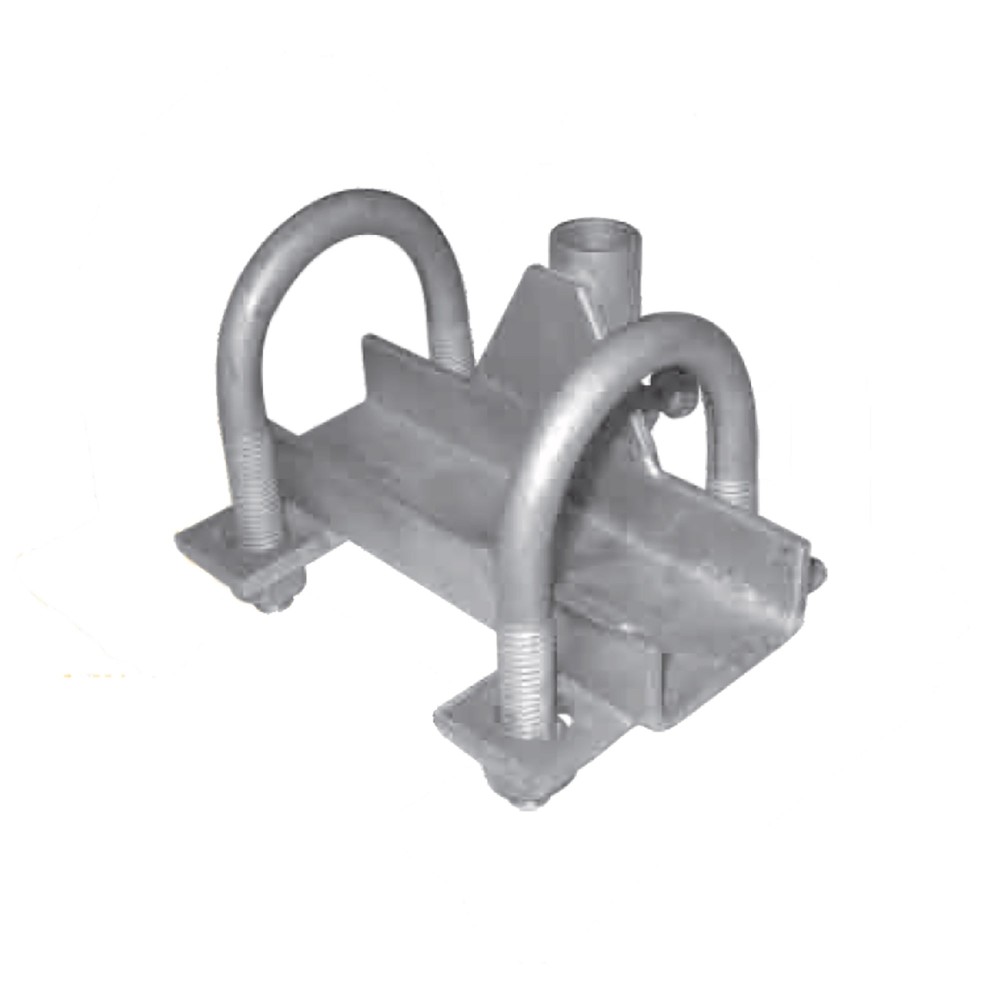 Chain Link Heavy Duty Track Wheel Bracket 2 U Bolts for (1 5/8 or 1 7/8 ...