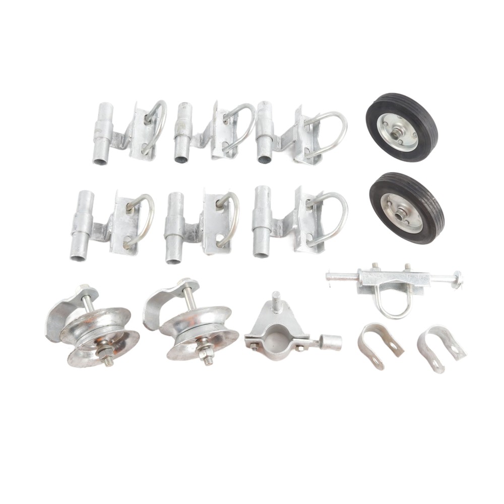 Chain Link Rolling Gate Hardware Kit for Rolling/Sliding Gates (Steel ...