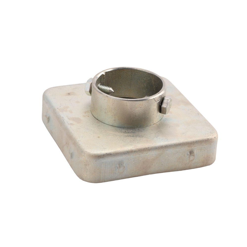 Vinyl Fence Steel No Dig Donuts for 5" x 5" Vinyl Posts and 2" (1 7/8 ...