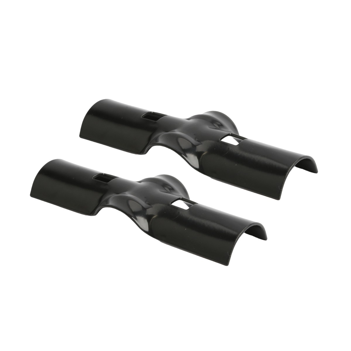 Chain Link 1 3/8" x 1 3/8" Black Line Rail Clamp - Boulevard Clamp ...