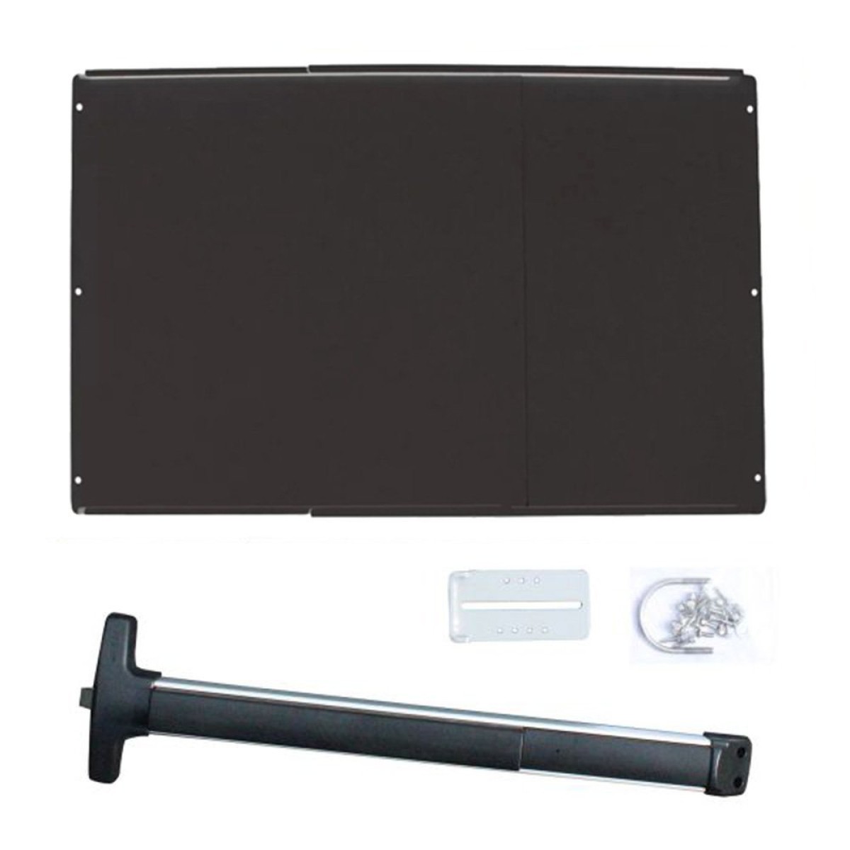 Chain Link DAC 36" Black Detex Standard Exit Bar Kit with Mounting ...