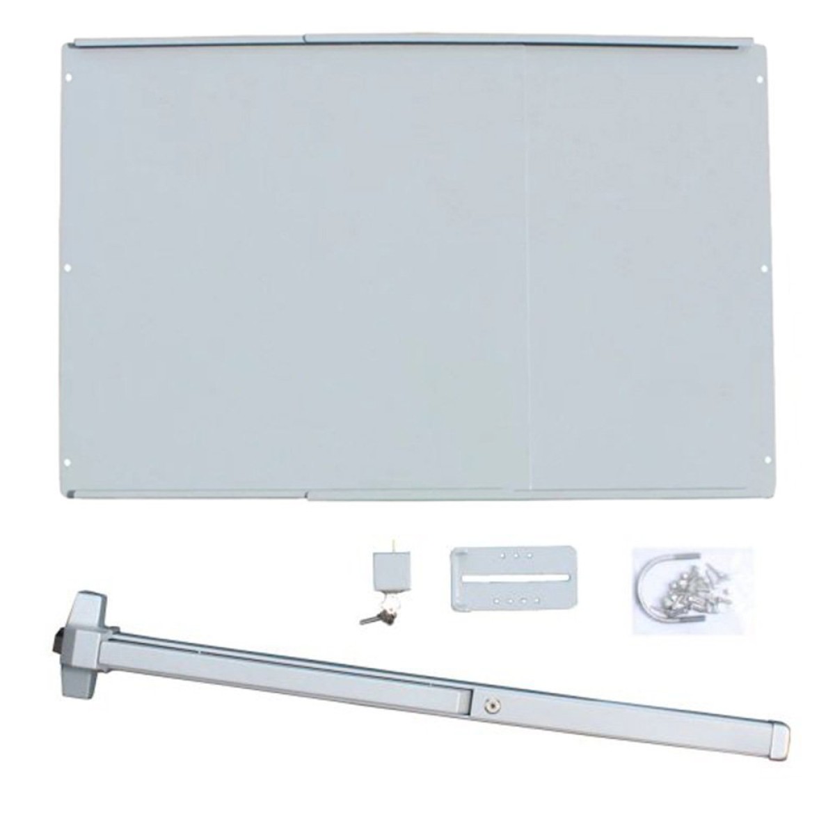 Chain Link DAC 42" Detex Deluxe Panic Exit Bar Kit with Lockbox ...