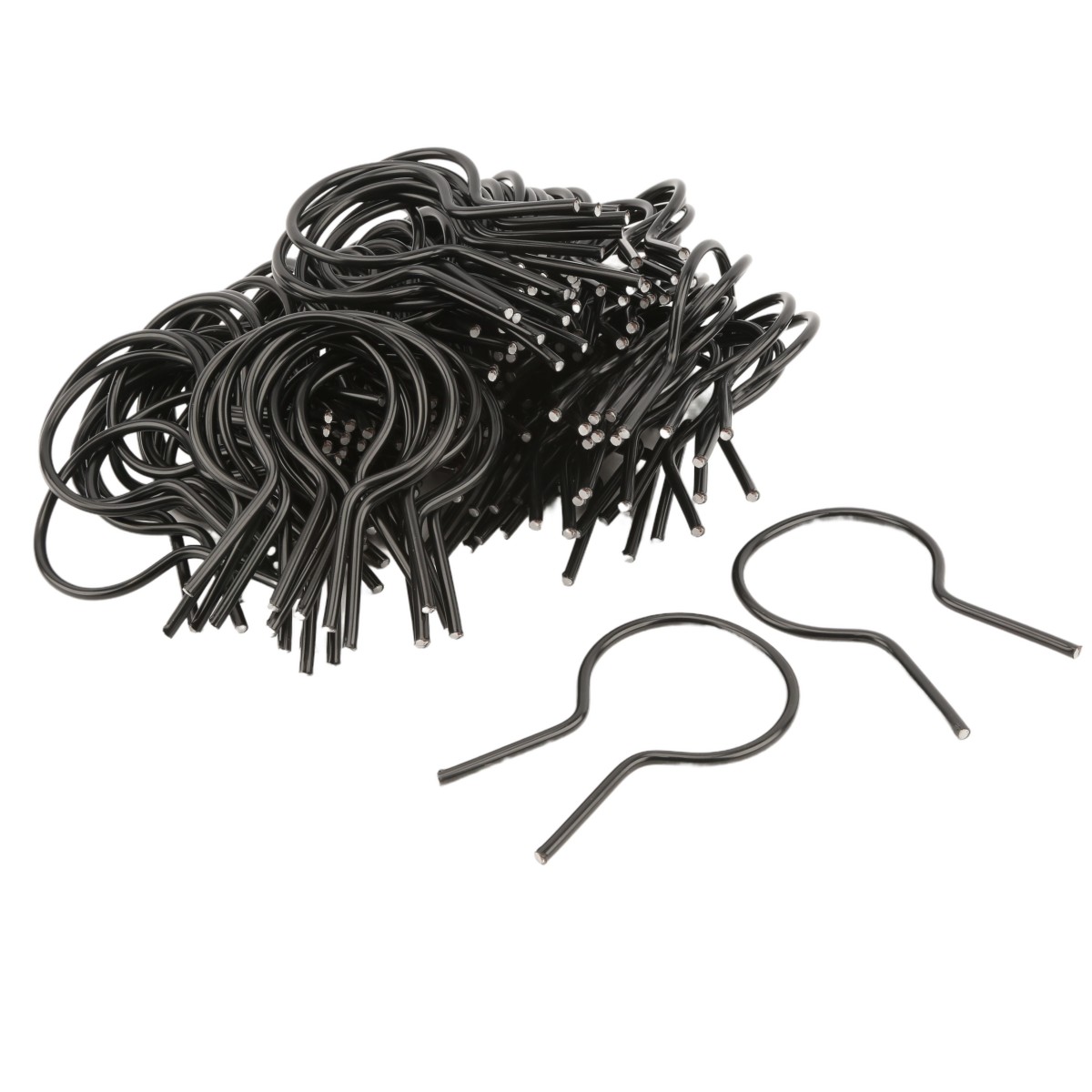EZ Twist 2" [1 7/8" OD] 8 Gauge (9 Gauge Core) Galvanized Steel Black ...