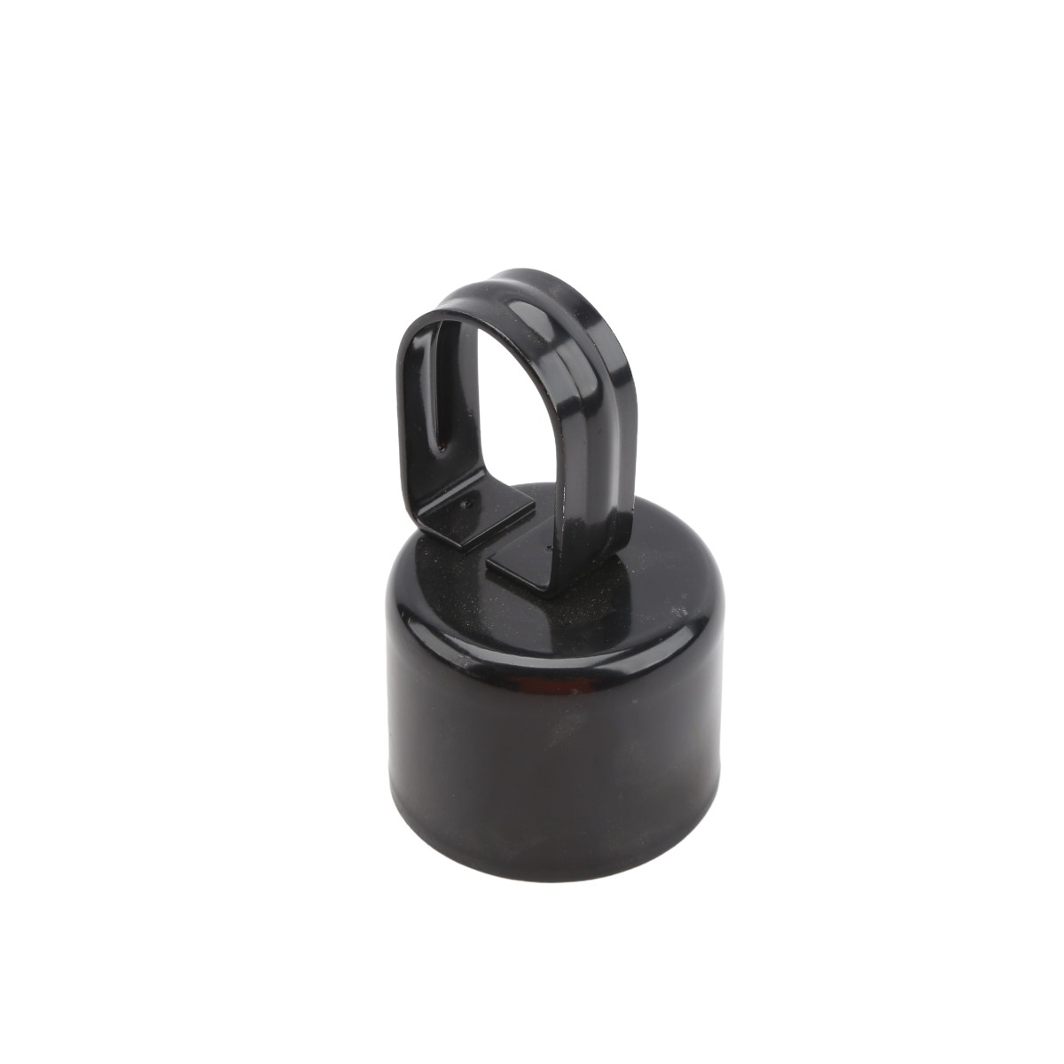 Chain Link 3" [2 7/8" OD] x 1 5/8" Black Top Rail Eye Top Loop Cap ...