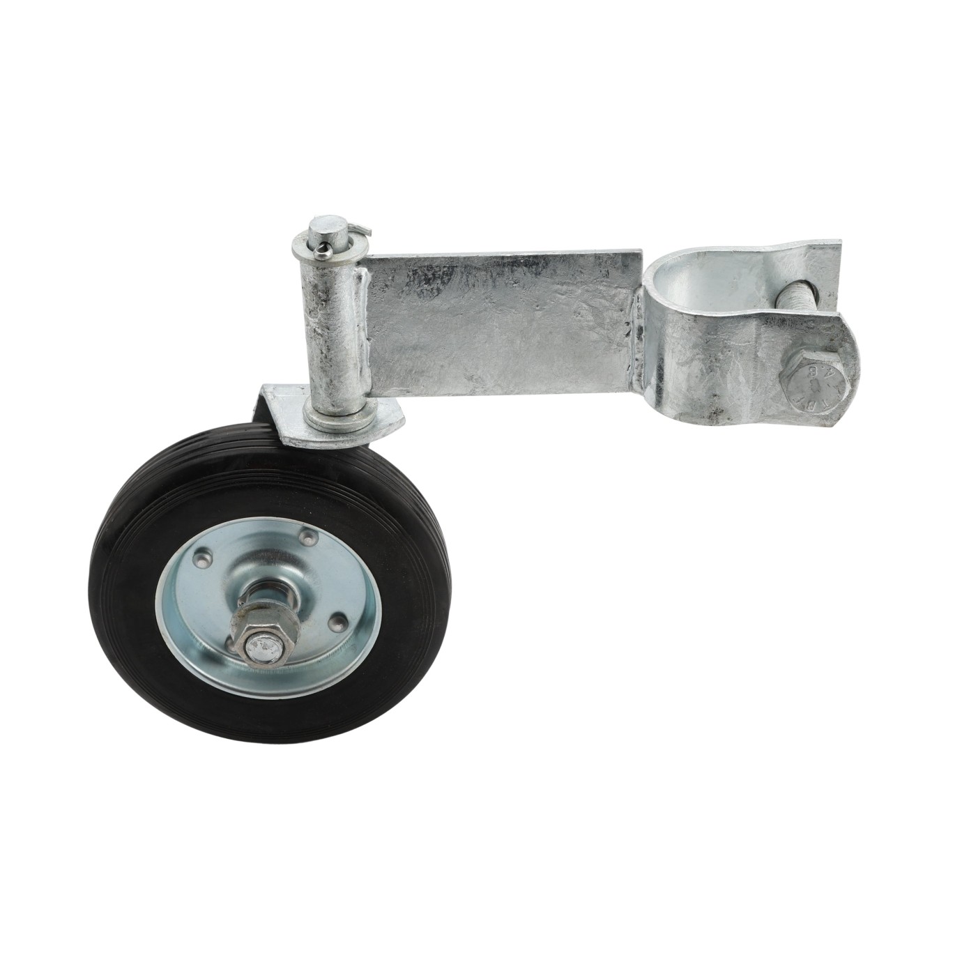 Chain Link Fence 360 Degree Swivel Swing Gate Wheel (6" Solid Rubber ...