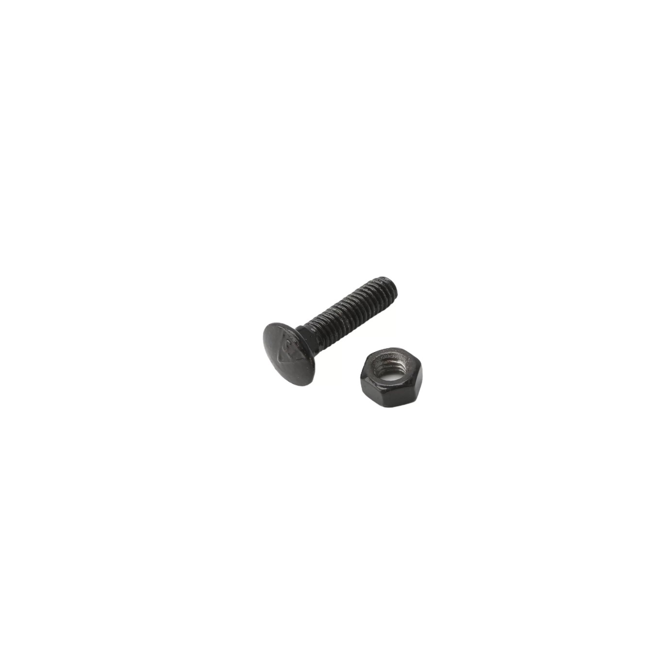 Chain Link 3/8" x 1 1/4" Carriage Bolt & Nut (HDG & Powder Coated Black ...
