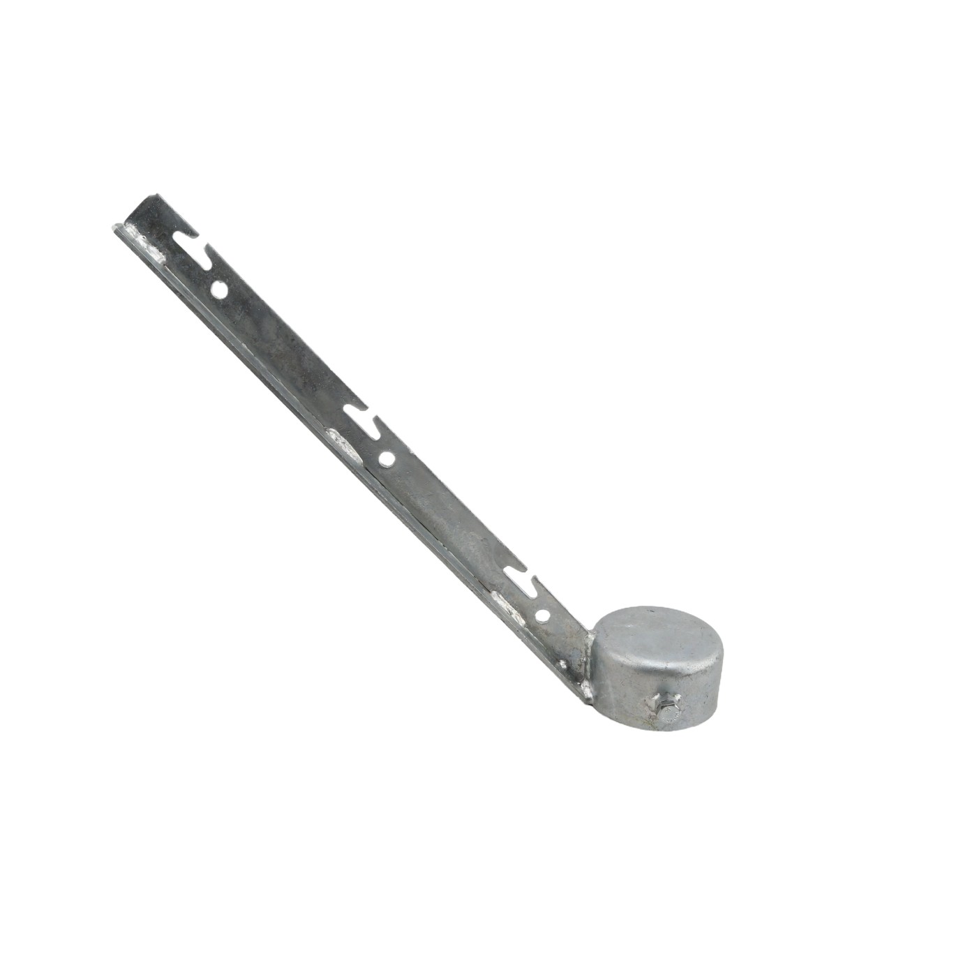 Chain Link 3 1/2" Corner Post 3-Strand 45° Barb Wire Arm - Terminal ...