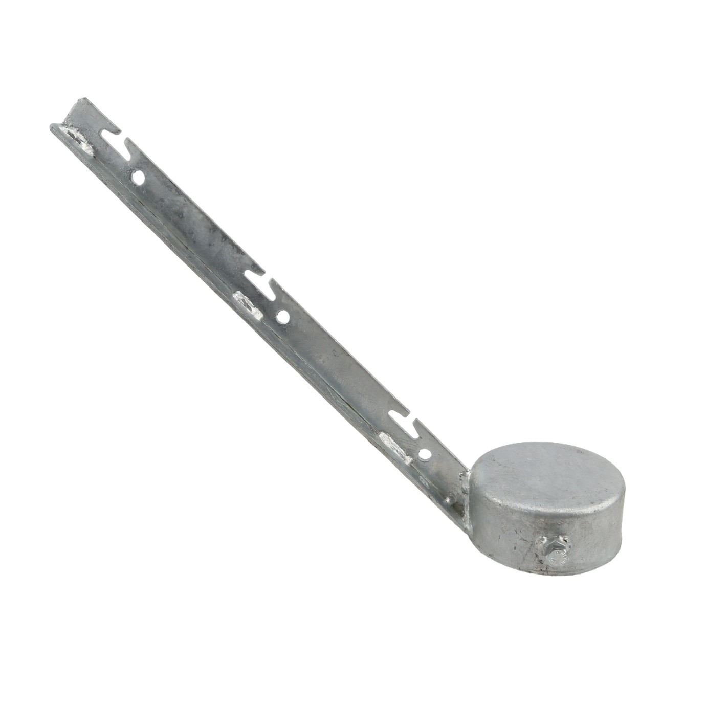 Chain Link 4 1/2" Corner Post 3-Strand 45° Barb Wire Arm - Terminal ...