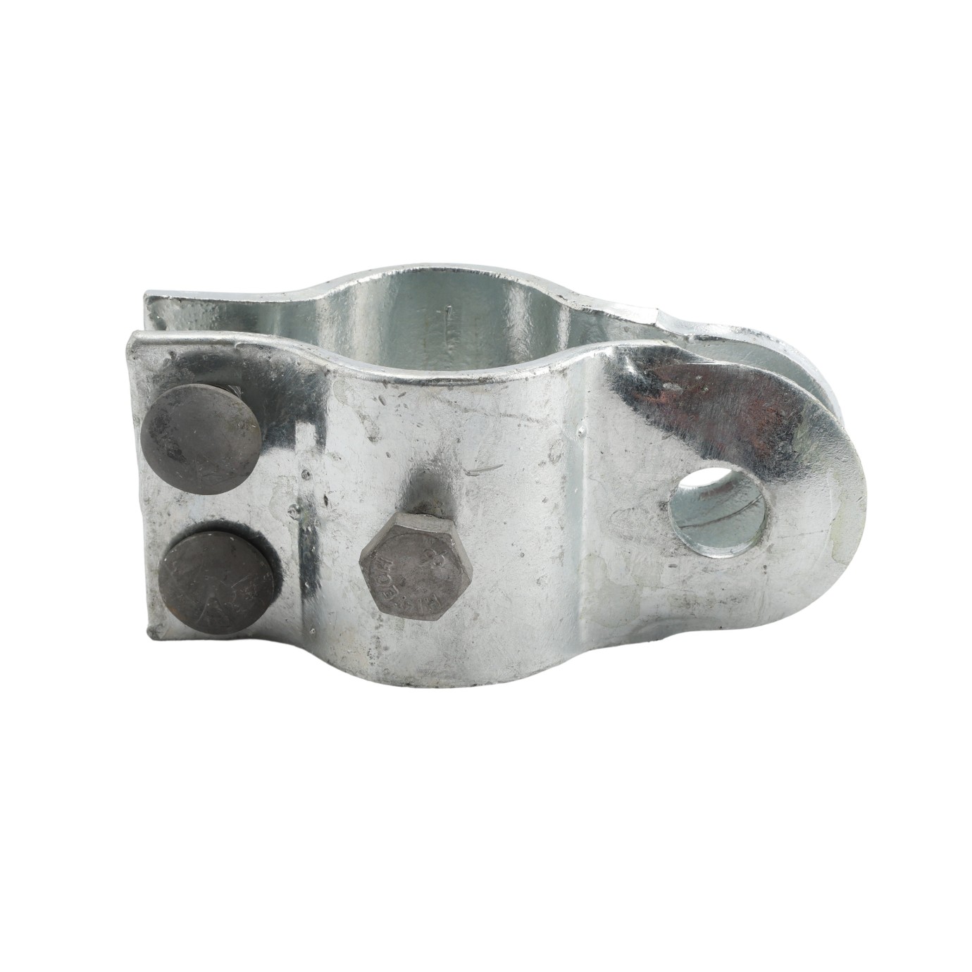 2 1/2" (2 3/8" OD) Industrial Round Post Collar Hinge - Back Bolt Style ...