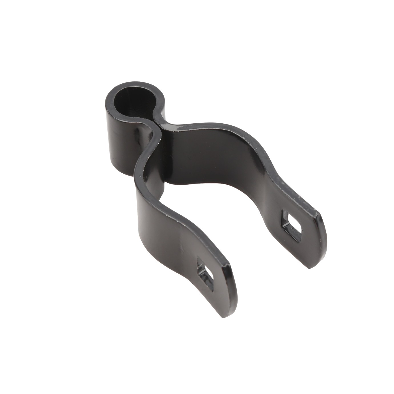 Chain Link 1 5/8" x 5/8" Black Female Gate Frame Hinge (Pressed Steel ...