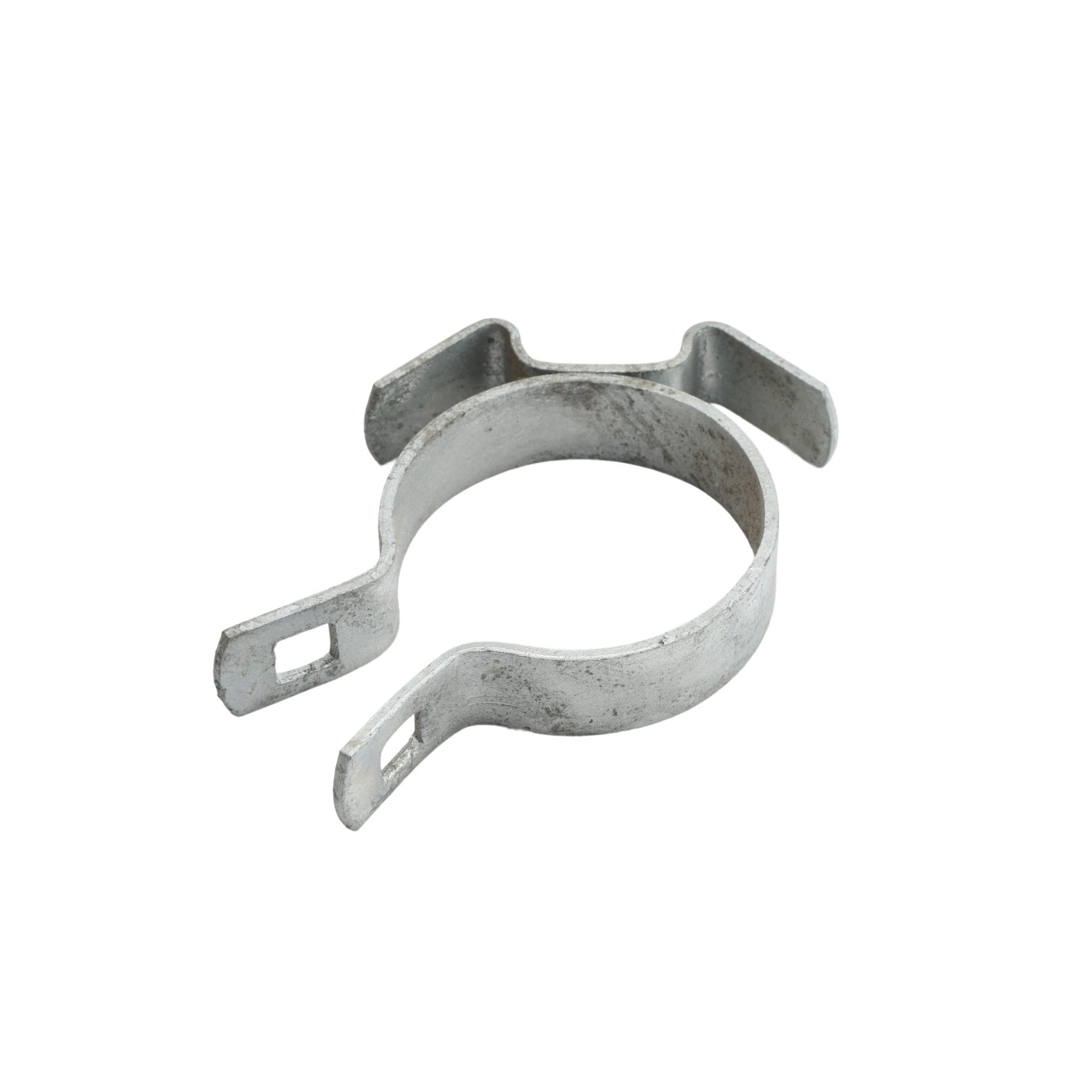 Chain Link 2 1/2" [2 3/8" OD] Clamp-On Post Keeper Bracket Spring Gate ...