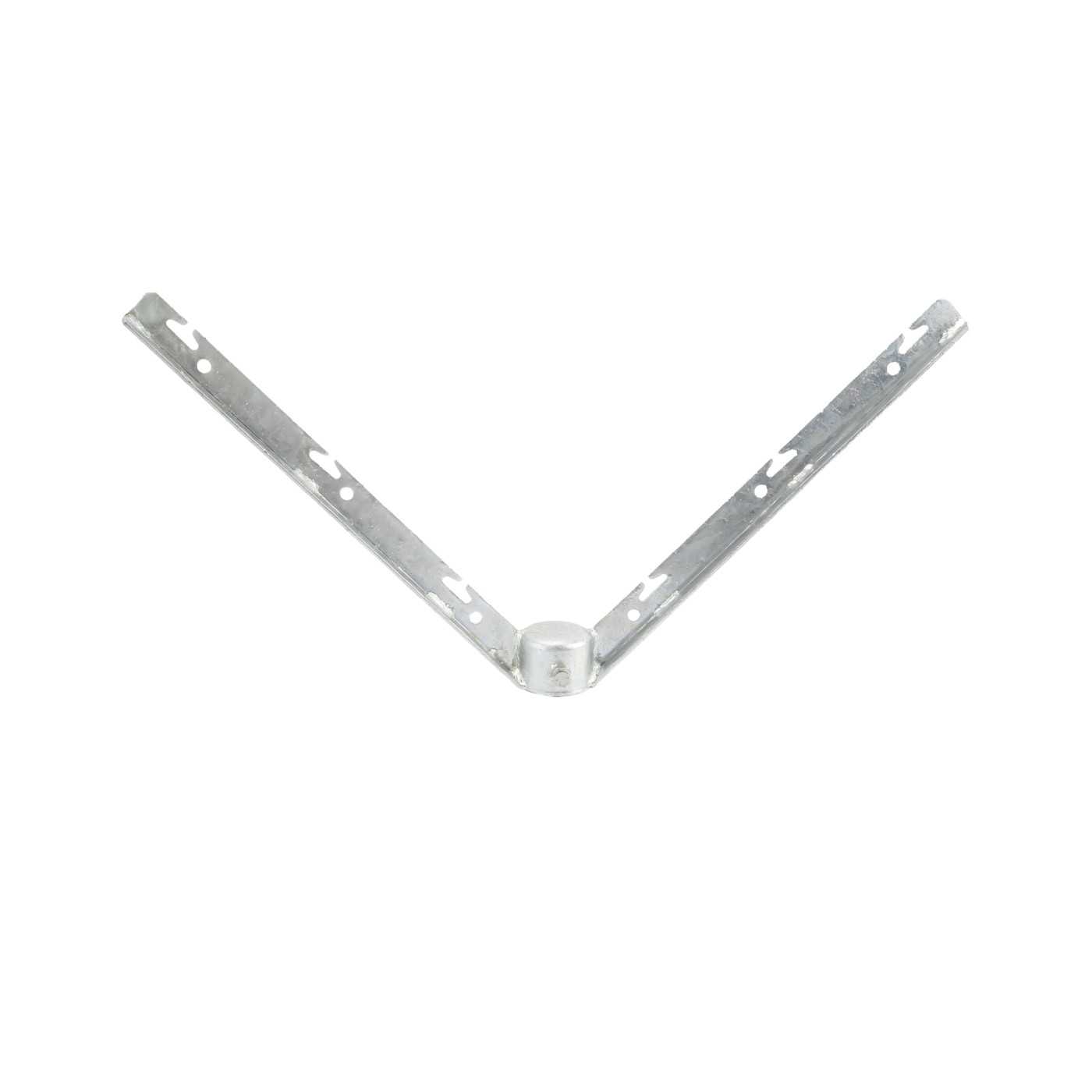 Chain Link 2 1/2" [2 3/8" OD] Corner Post 6-Strand 45 Degree Barb Wire ...