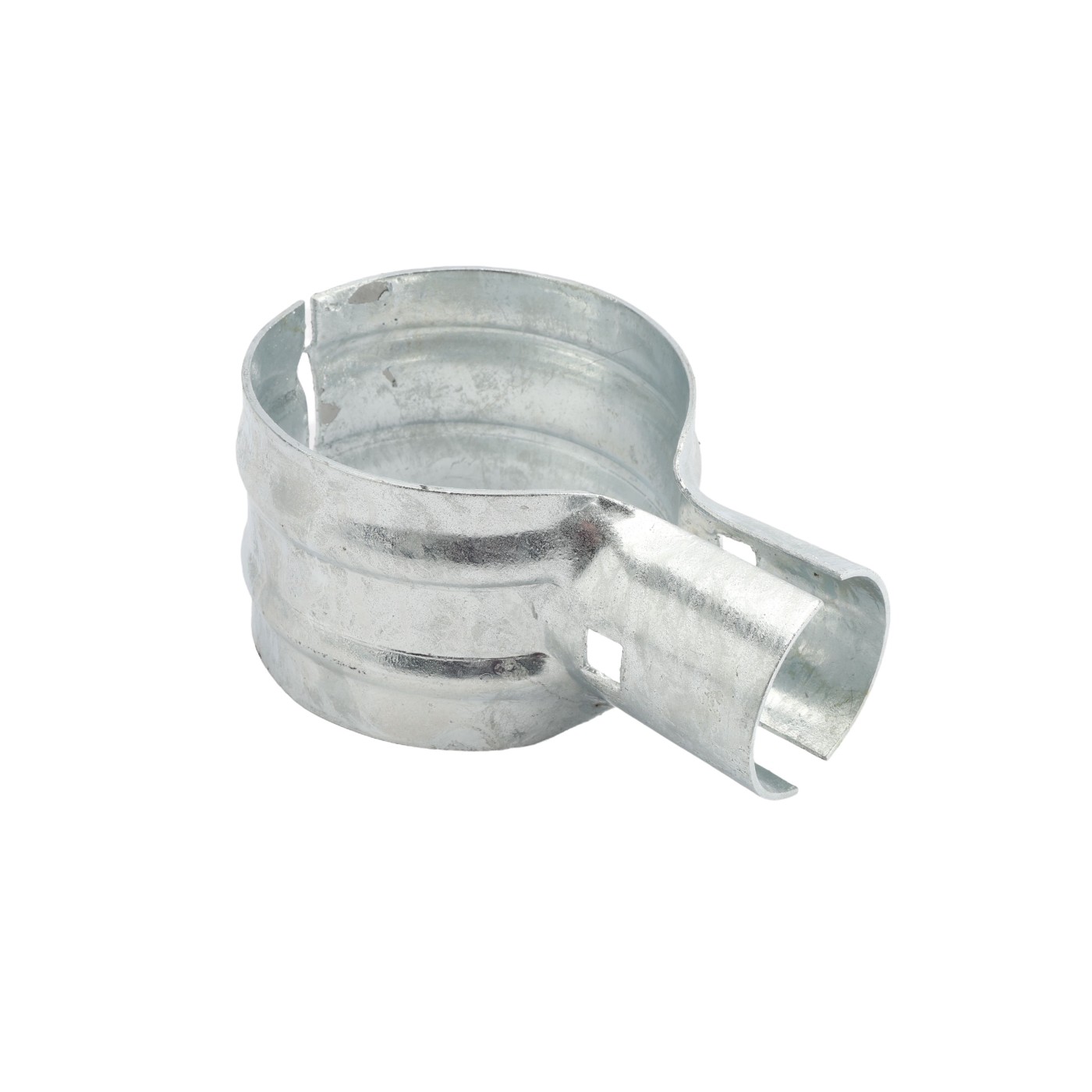 Chain Link 4" x 2" End Rail Clamp - Rail Band, T Clamp (Galvanized ...