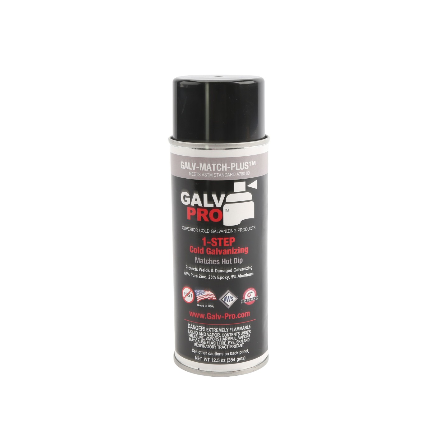 Galv-Pro Metallic Gray Aerosol Spray Paint Can Galv-Match-Plus - 69% ...