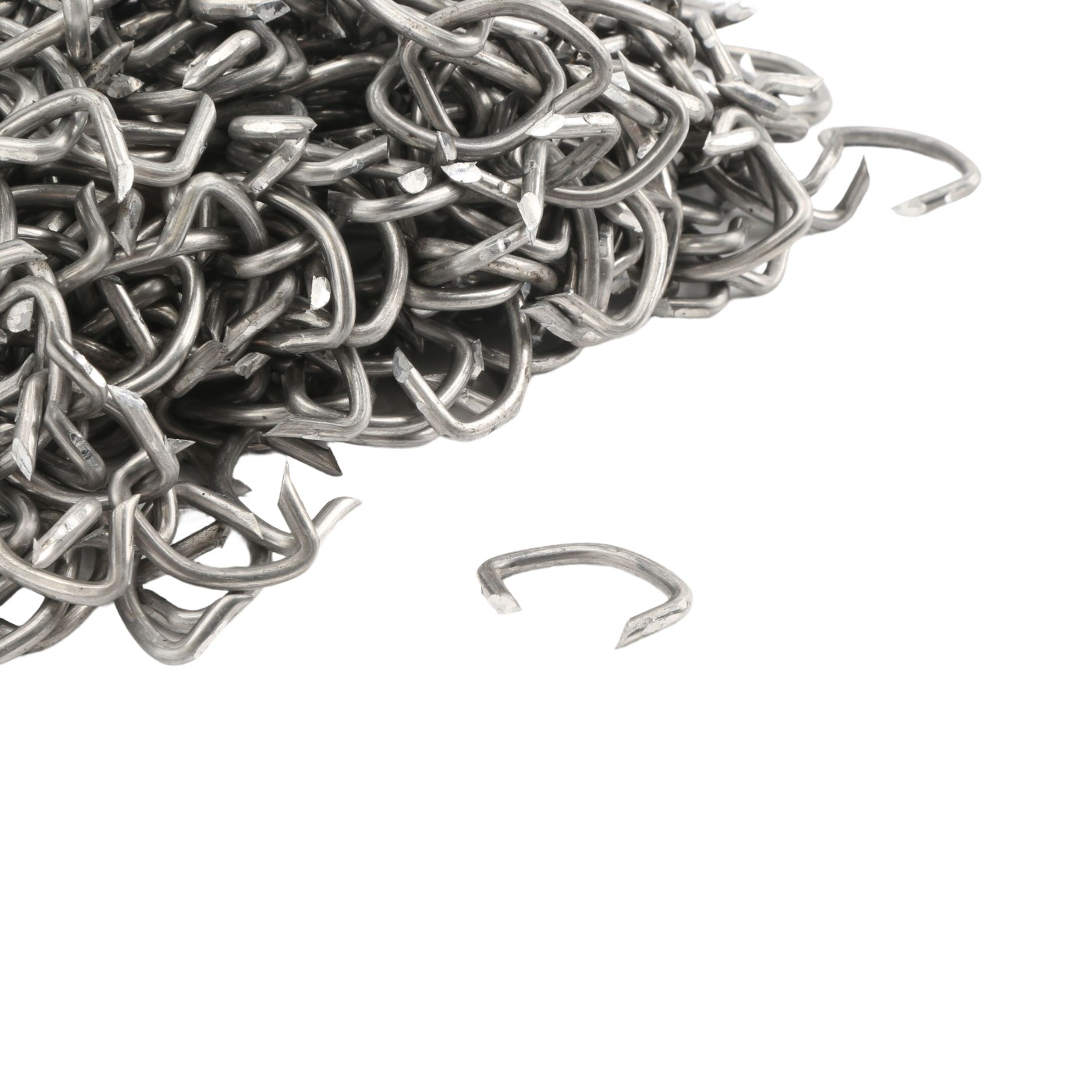 Chain Link 9 Gauge Aluminum Hog Rings [500 Quantity] - Tension Wire ...