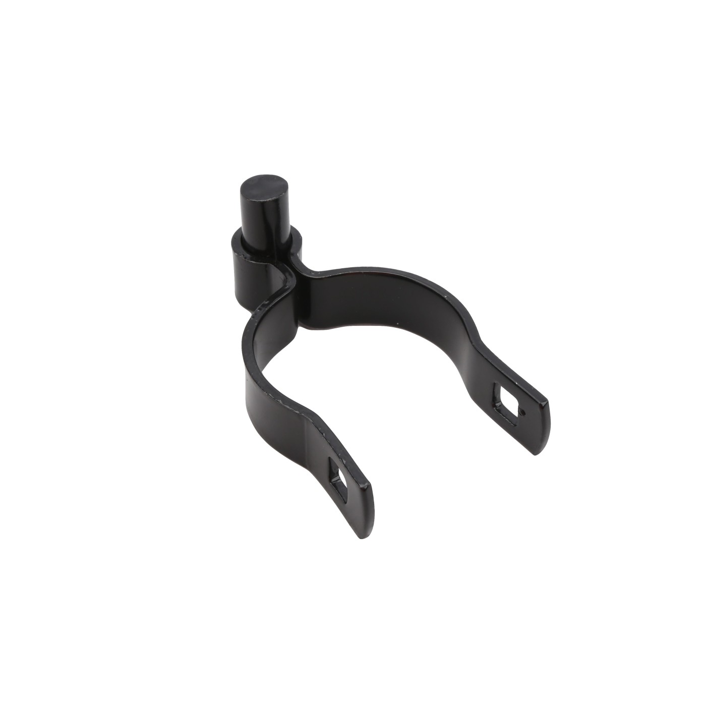 Chain Link 2 1/2" [2 3/8" OD] Black Male Gate Hinge - Gate Post Hinge ...