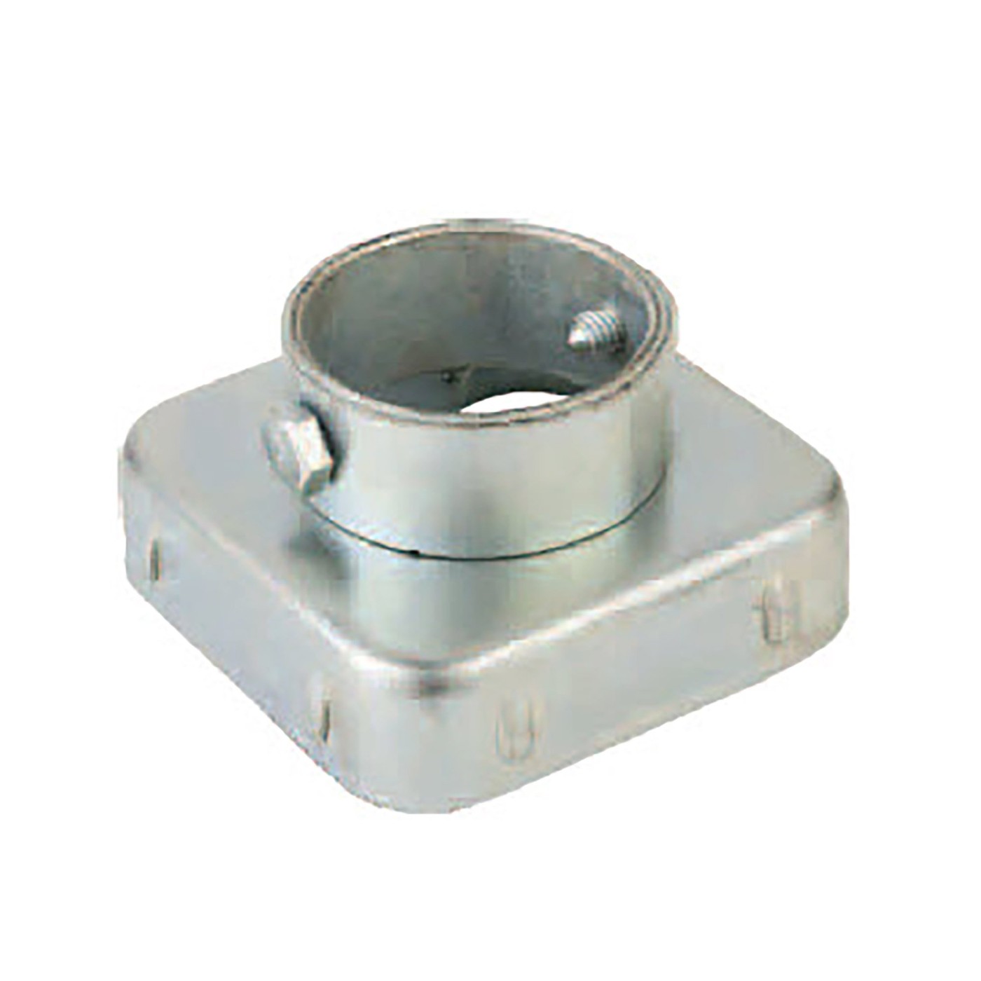 Vinyl Fence Steel No Dig Donuts for 4" x 4" Vinyl Posts and 2" (1 7/8 ...