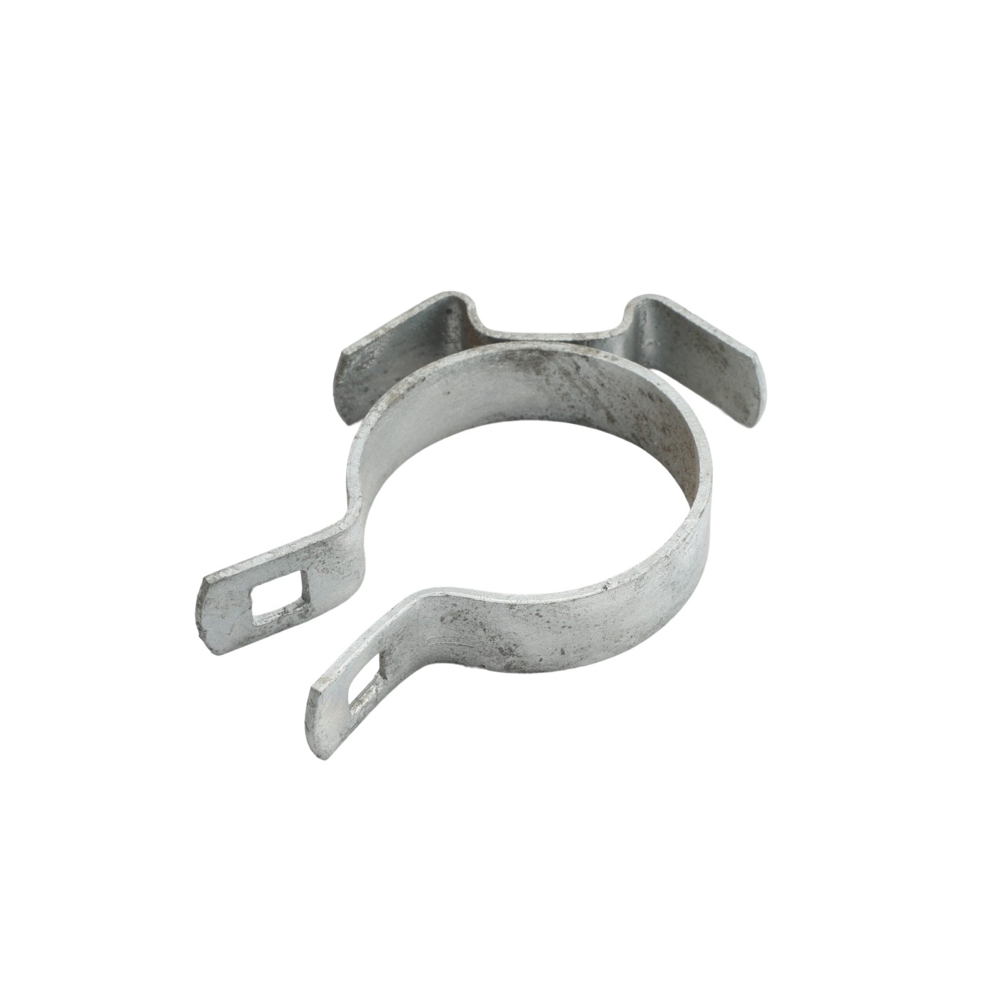 Chain Link 2 1/2" [2 3/8" OD] Clamp-On Post Keeper Bracket Spring Gate ...