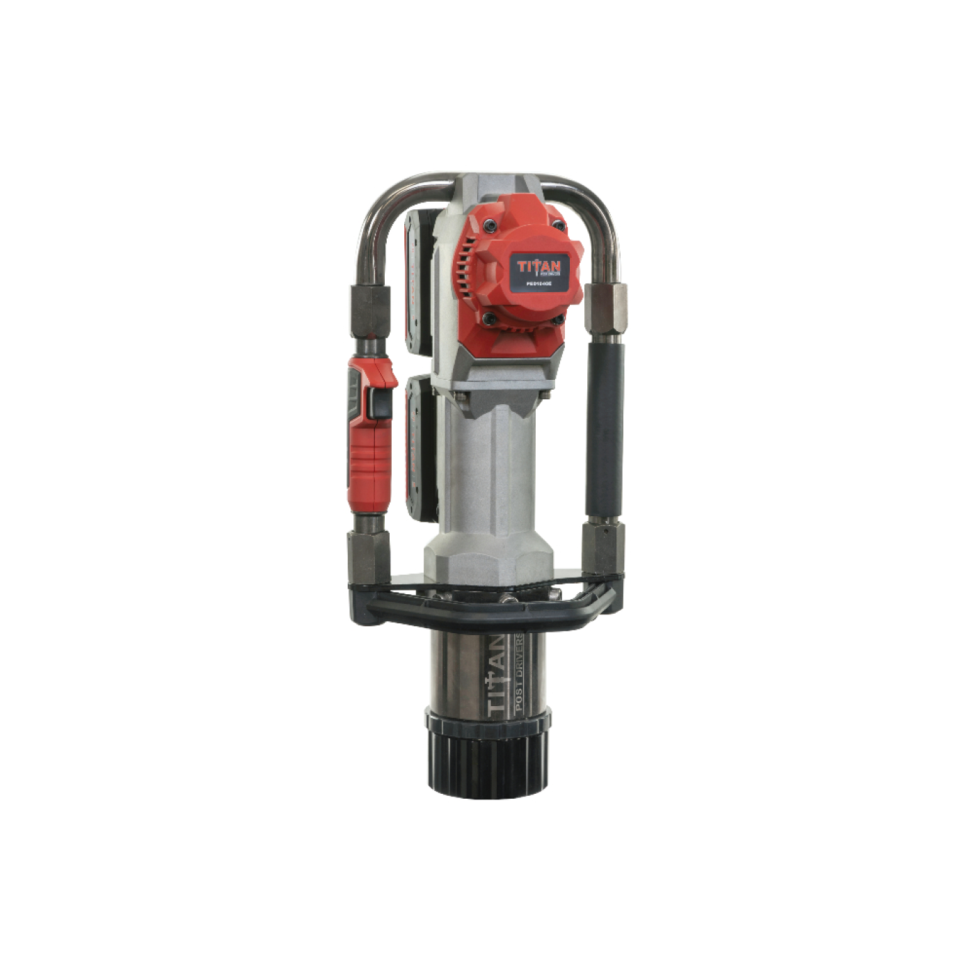 Titan Post Drivers PED1040E 40V DC Battery Power Post Driver with (2 ...