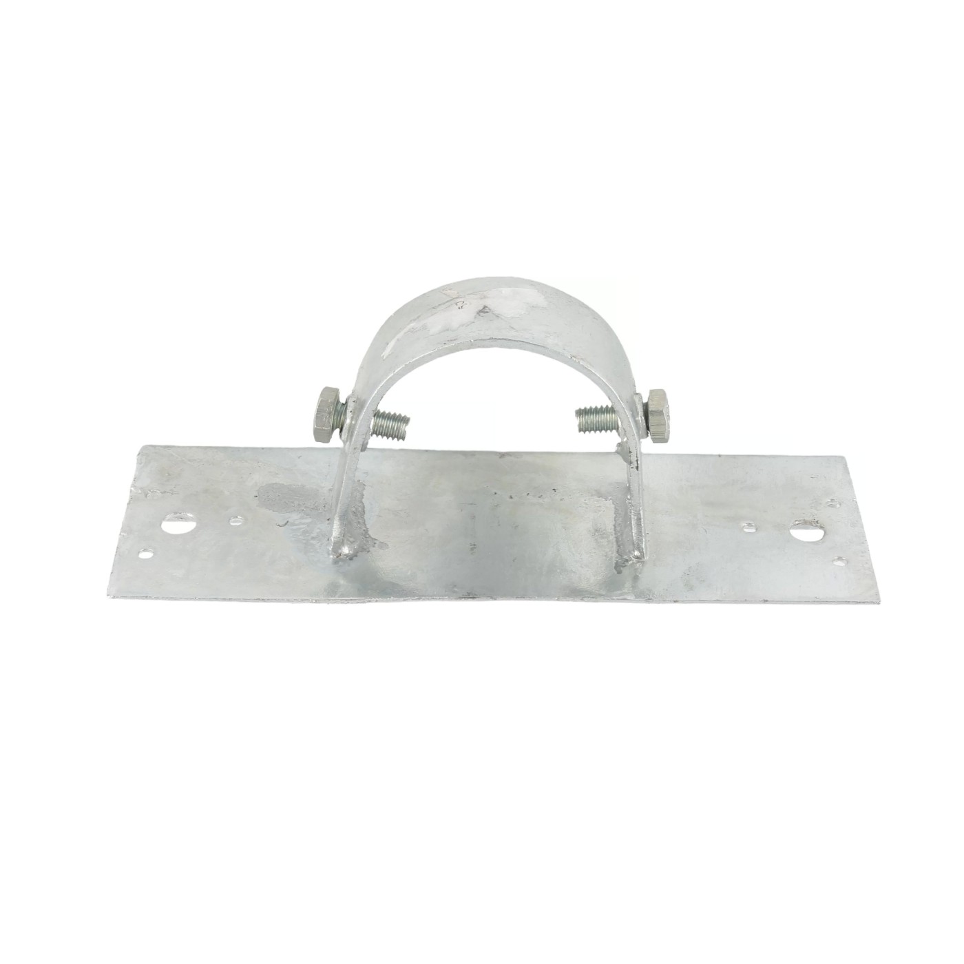 Chain Link 2 1/2" [2 3/8" OD] x 8" Wooden Fence to Post Line Adapter ...