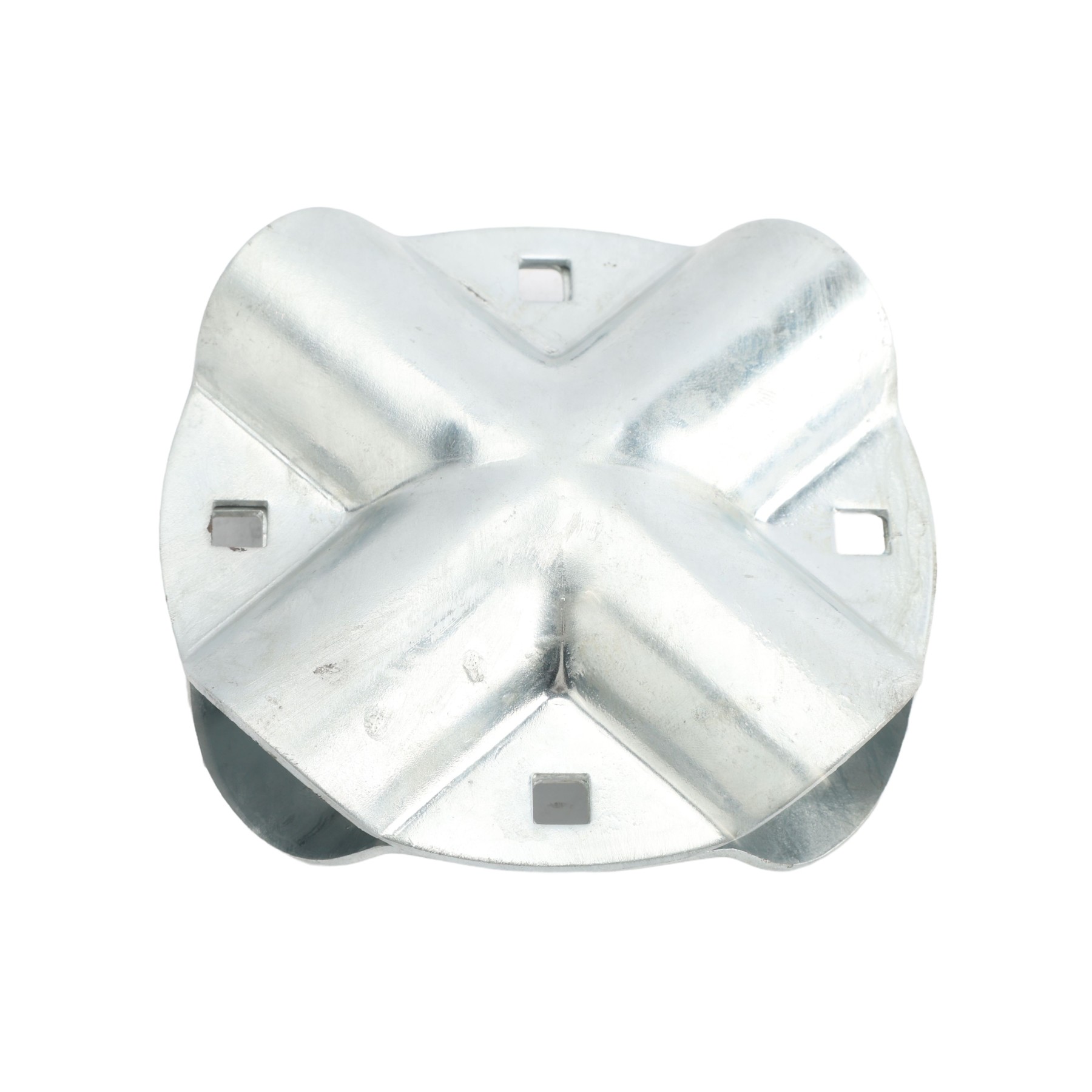 4 Way Connector Bracket Bolt on Bracket for 1 5/8" x 1 5/8" Round Post ...