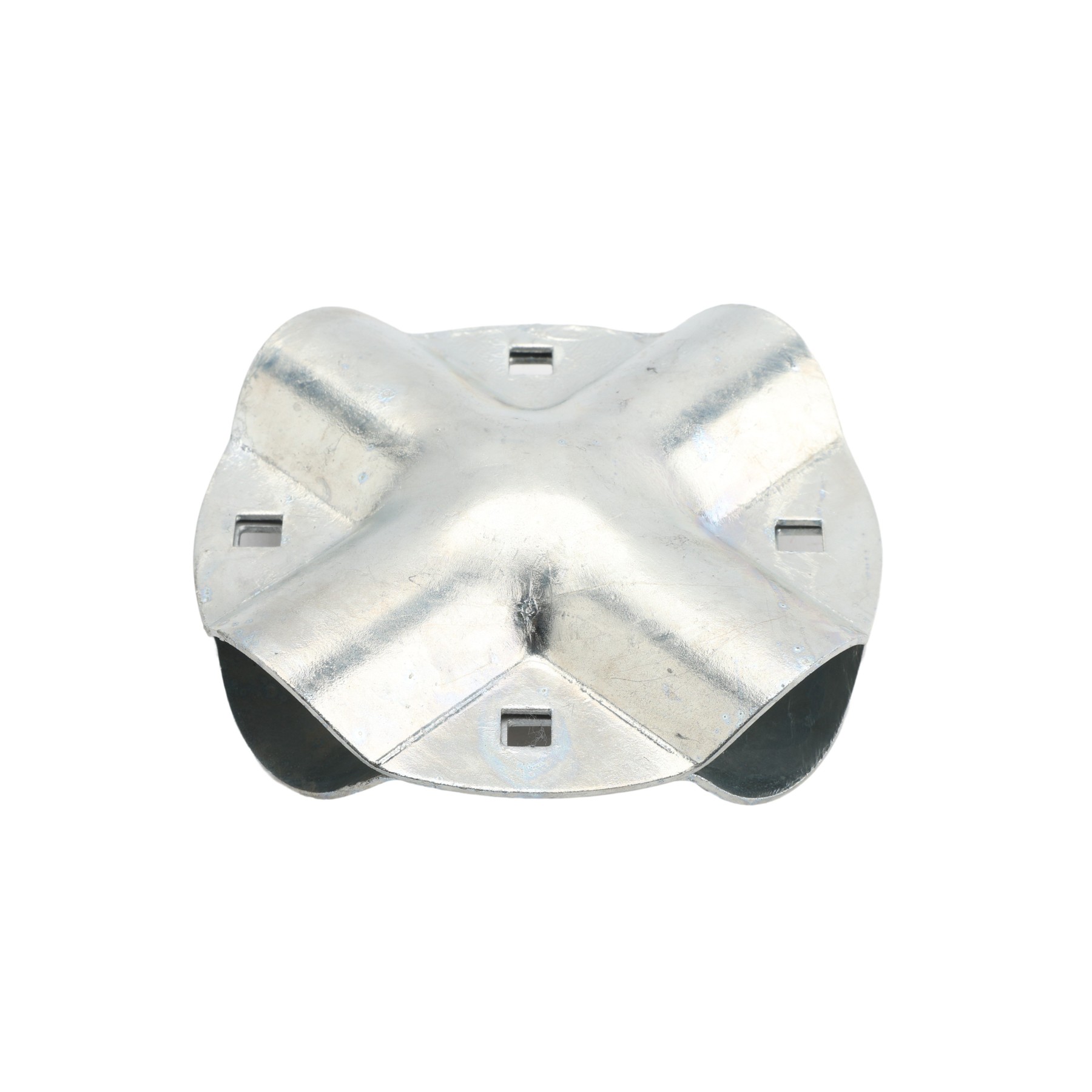4 Way Connector Bracket Bolt on Bracket for 1 5/8" x 1 5/8" Round Post ...