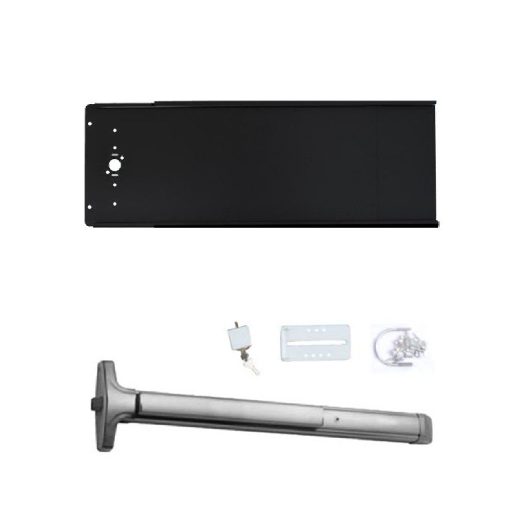 Chain Link DAC 48" Black Detex Advantex Exit Bar Premium Kit with ...