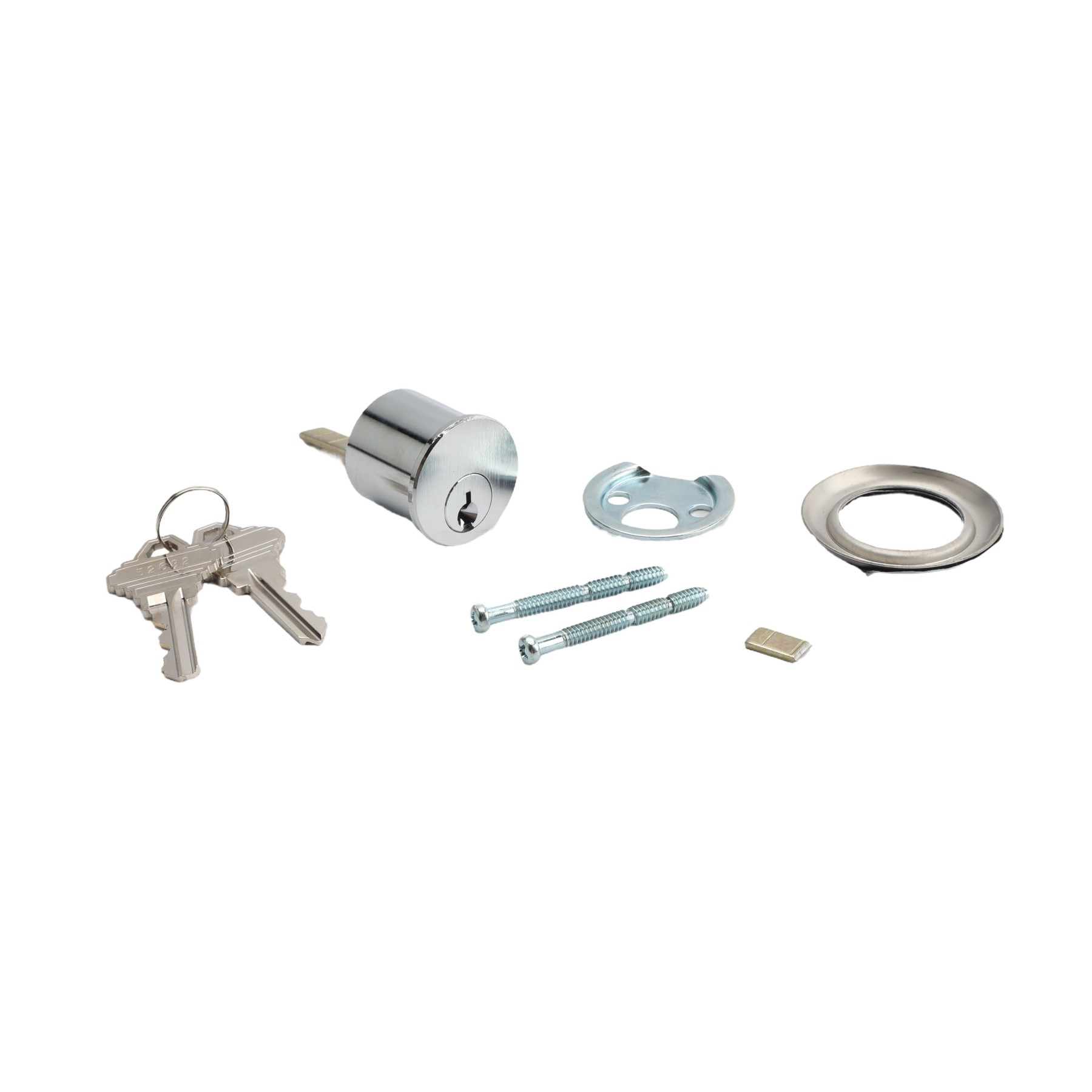 Chain Link DAC Keyed Alike Rim Cylinder with Two Keys | Chain Link Fittings