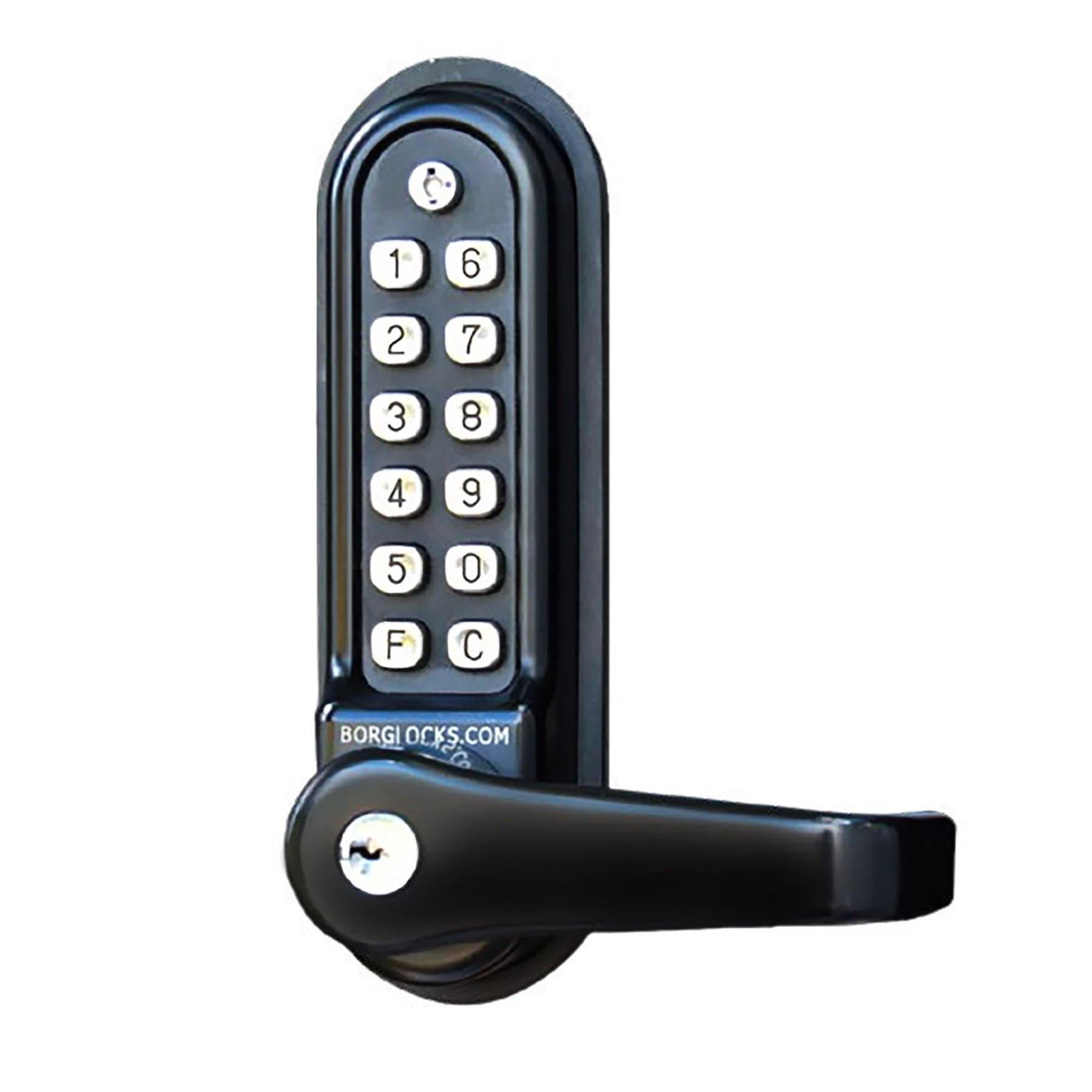 Chain Link Fence Gate DAC Combo Lock for Panic Bar Kits (Black Lockbox ...