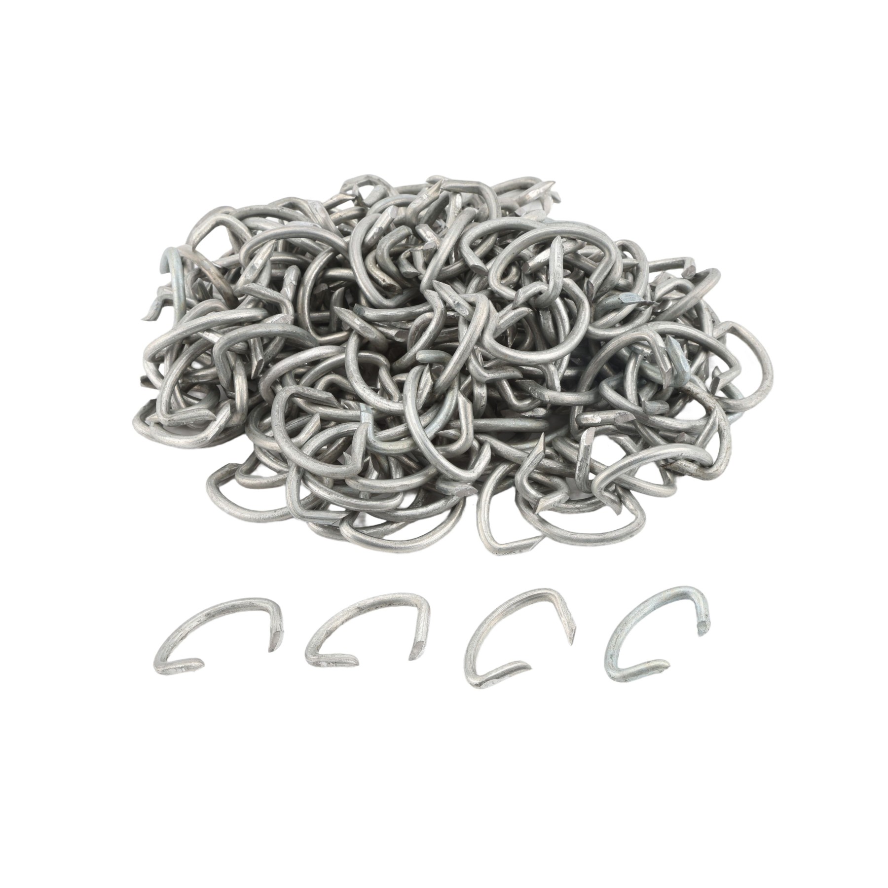 Chain Link Fence 9 Gauge Galvanized Steel 1.2 oz Hog Rings [185 ...