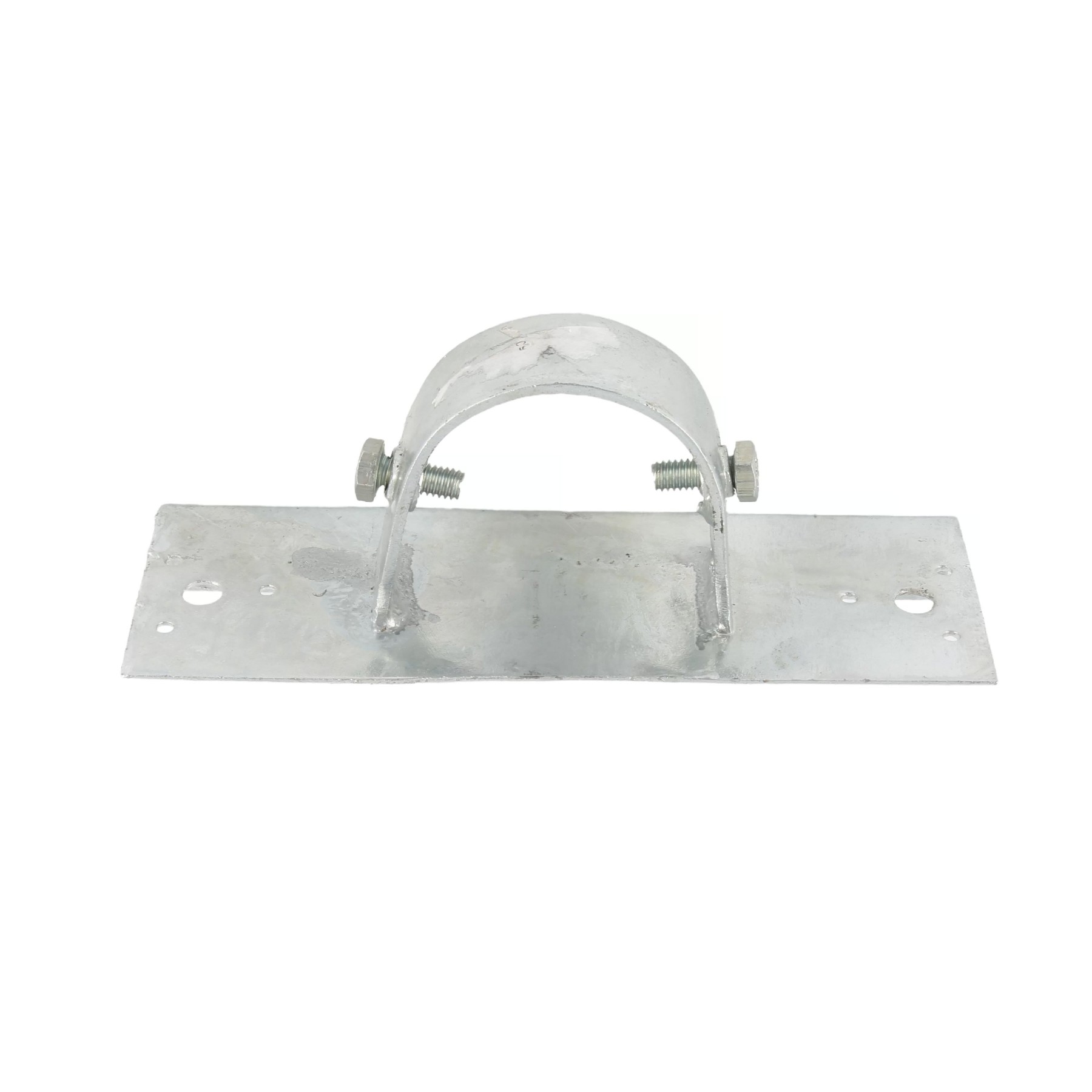 Chain Link 2 1/2" [2 3/8" OD] x 8" Wooden Fence to Post Line Adapter ...