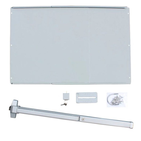 Chain Link DAC 42" Detex Deluxe Panic Exit Bar Kit with Lockbox ...