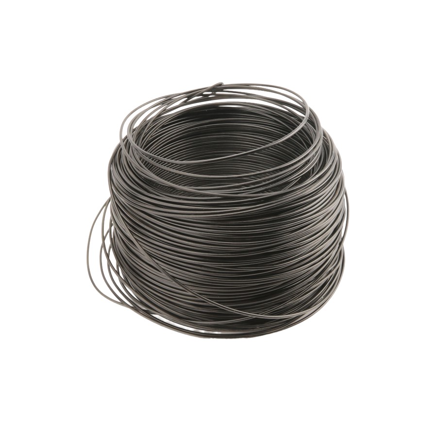 Chain Link Fence Black Utility Tension Wire [8 Gauge] (Vinyl Coated ...