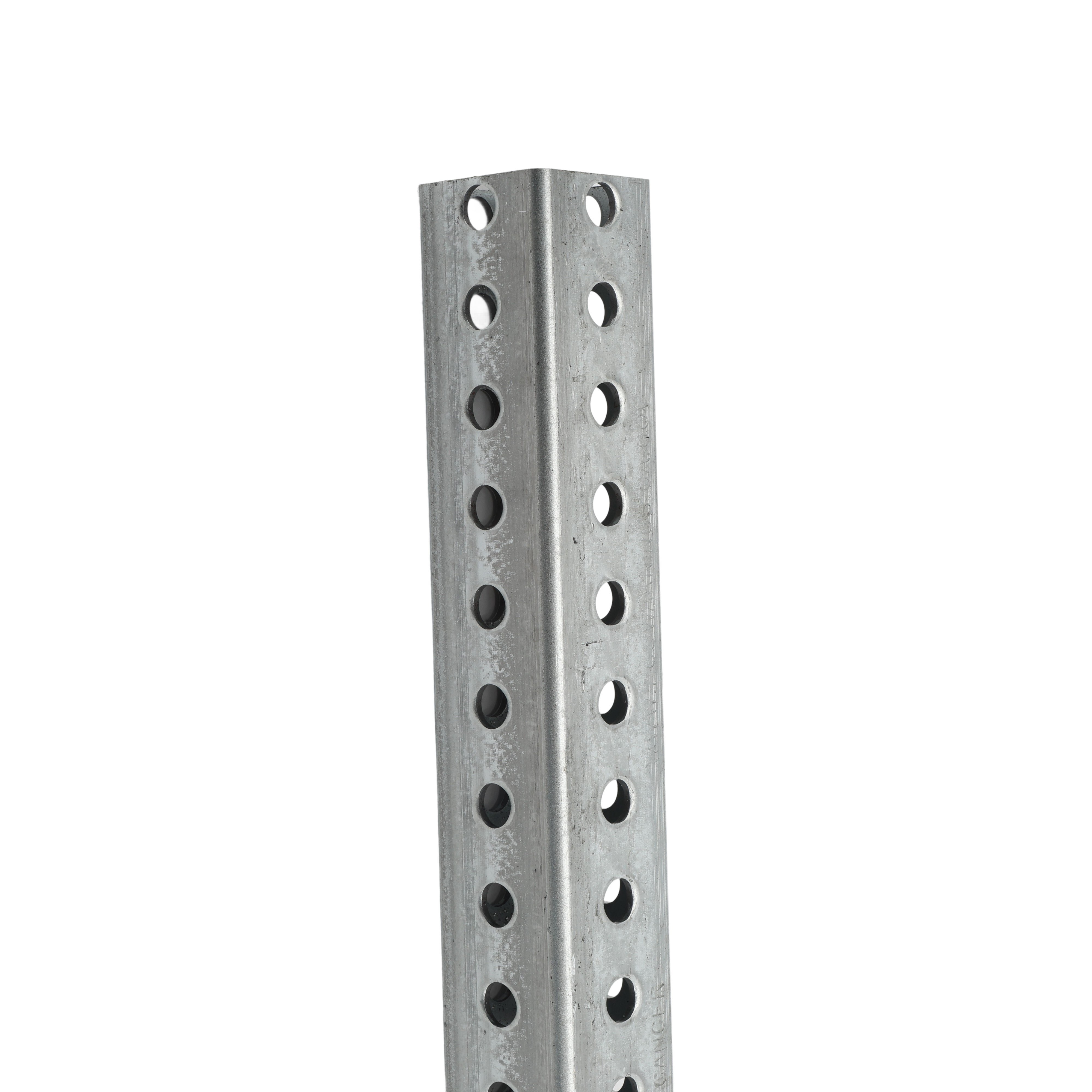 Telespar 1 3/4" x 1 3/4" Square Sign Post with Holes 7' Long 12 Gauge ...