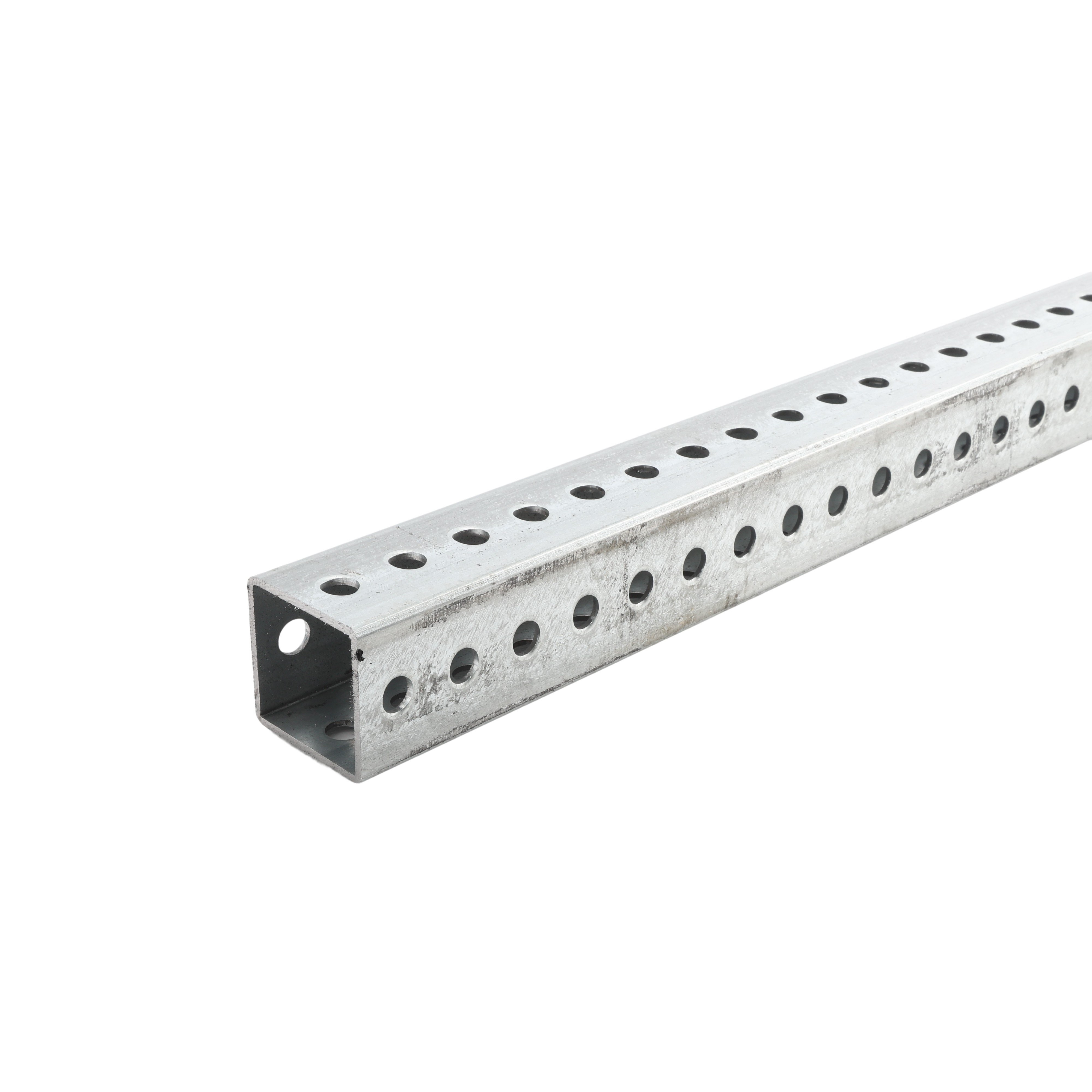 galvanized sign post