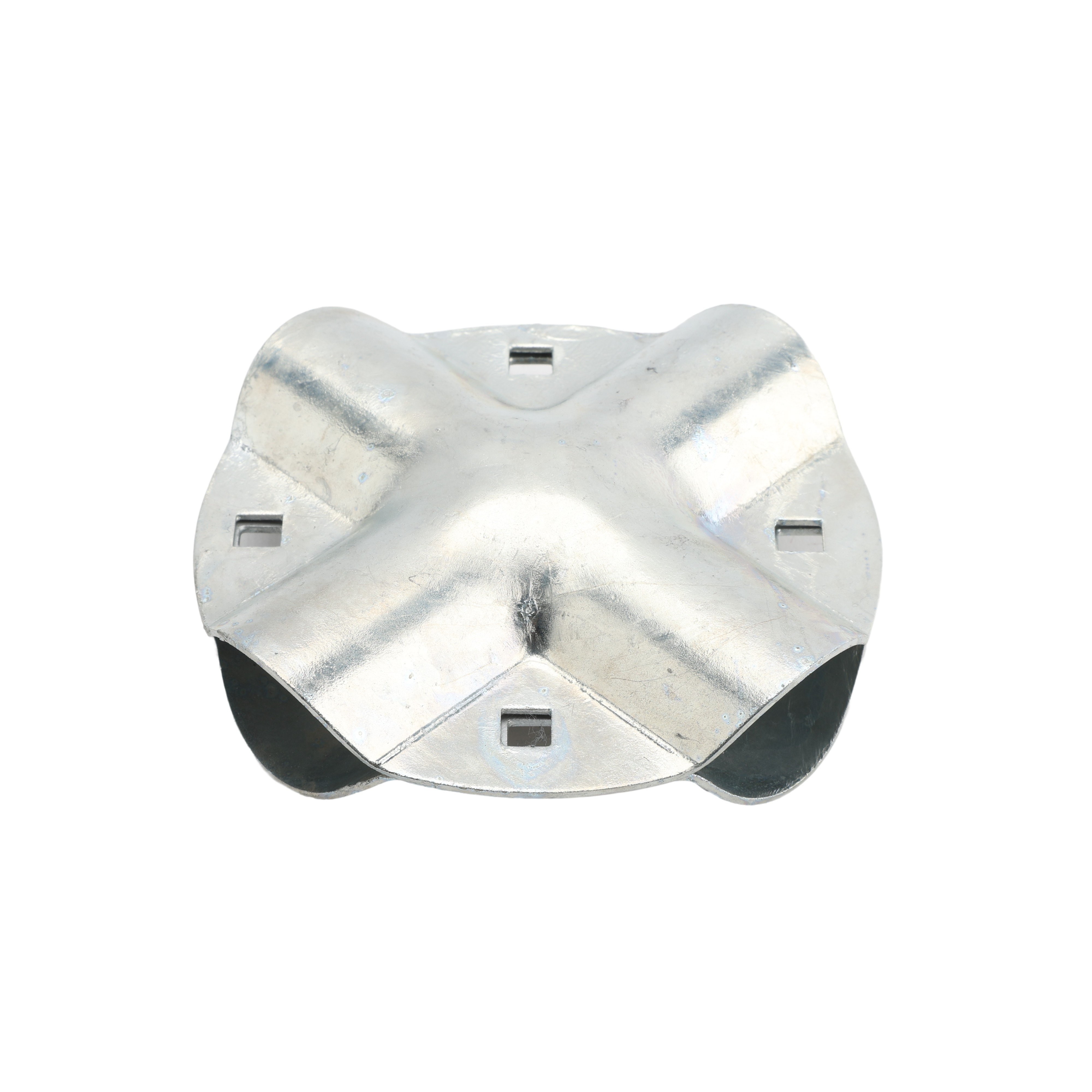 4 Way Connector Bracket Bolt on Bracket for 1 5/8" x 1 5/8" Round Post ...