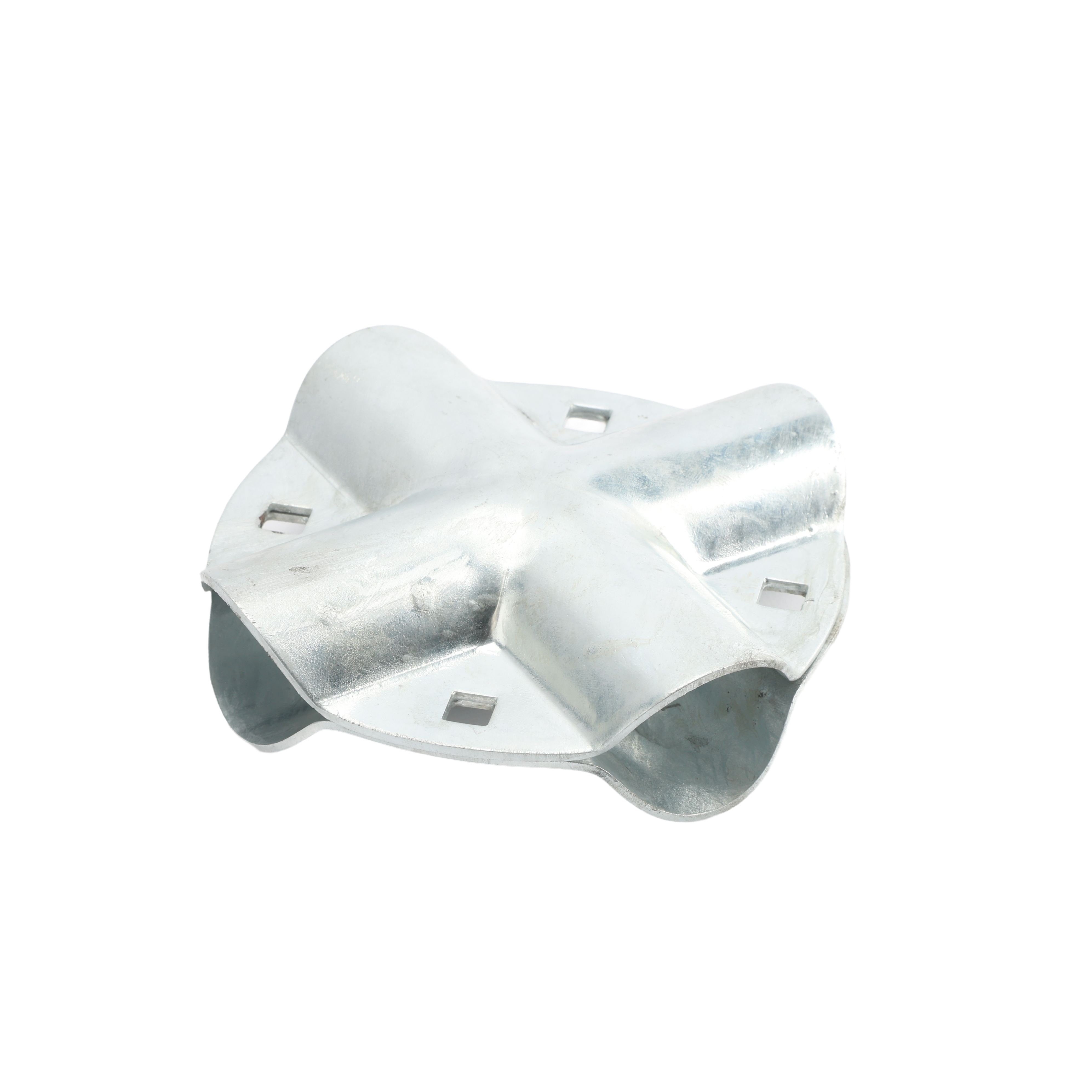 4 Way Connector Bracket Bolt on Bracket for 1 5/8" x 1 5/8" Round Post ...