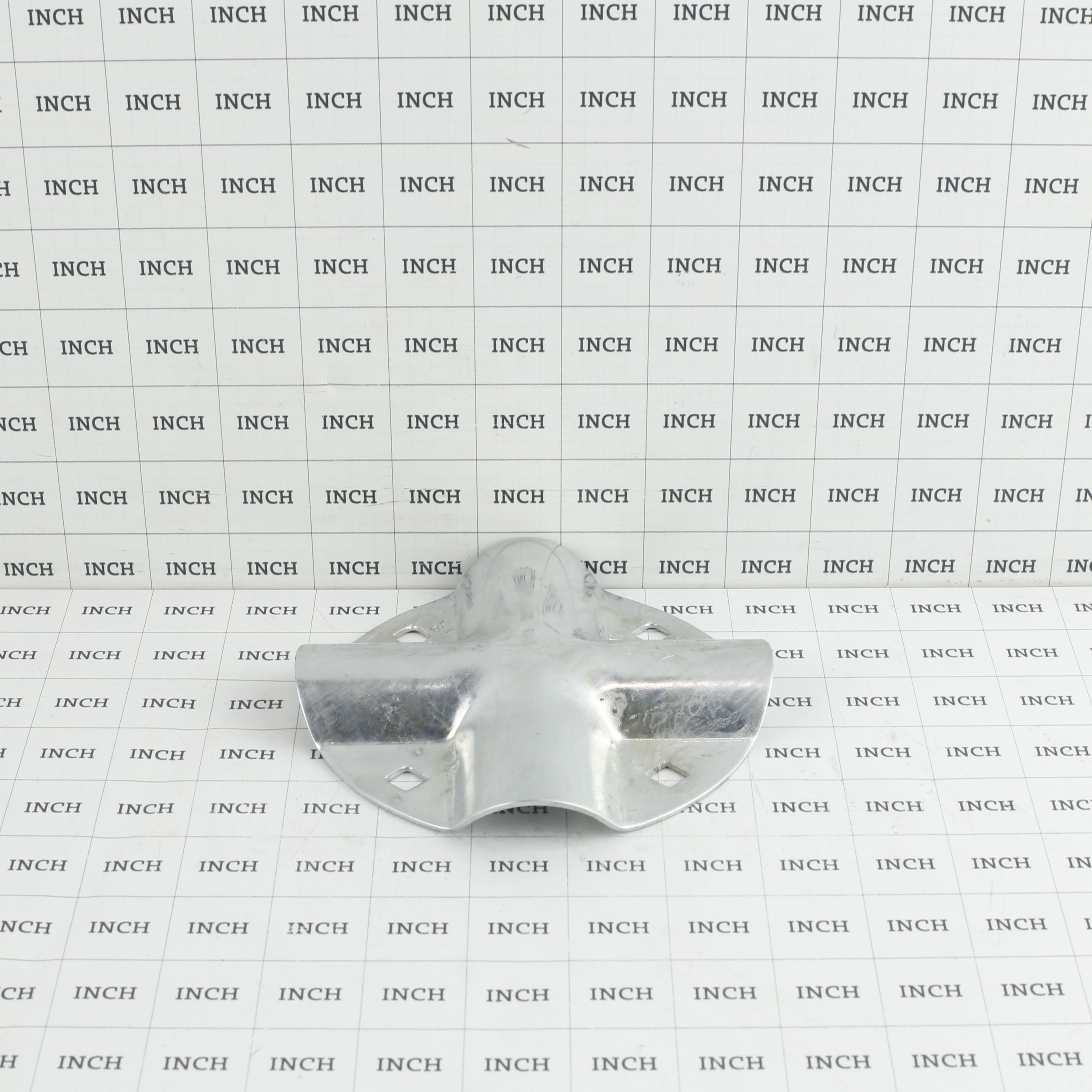 4 Way Connector Bracket Bolt on Bracket for 1 5/8" x 1 5/8" Round Post ...