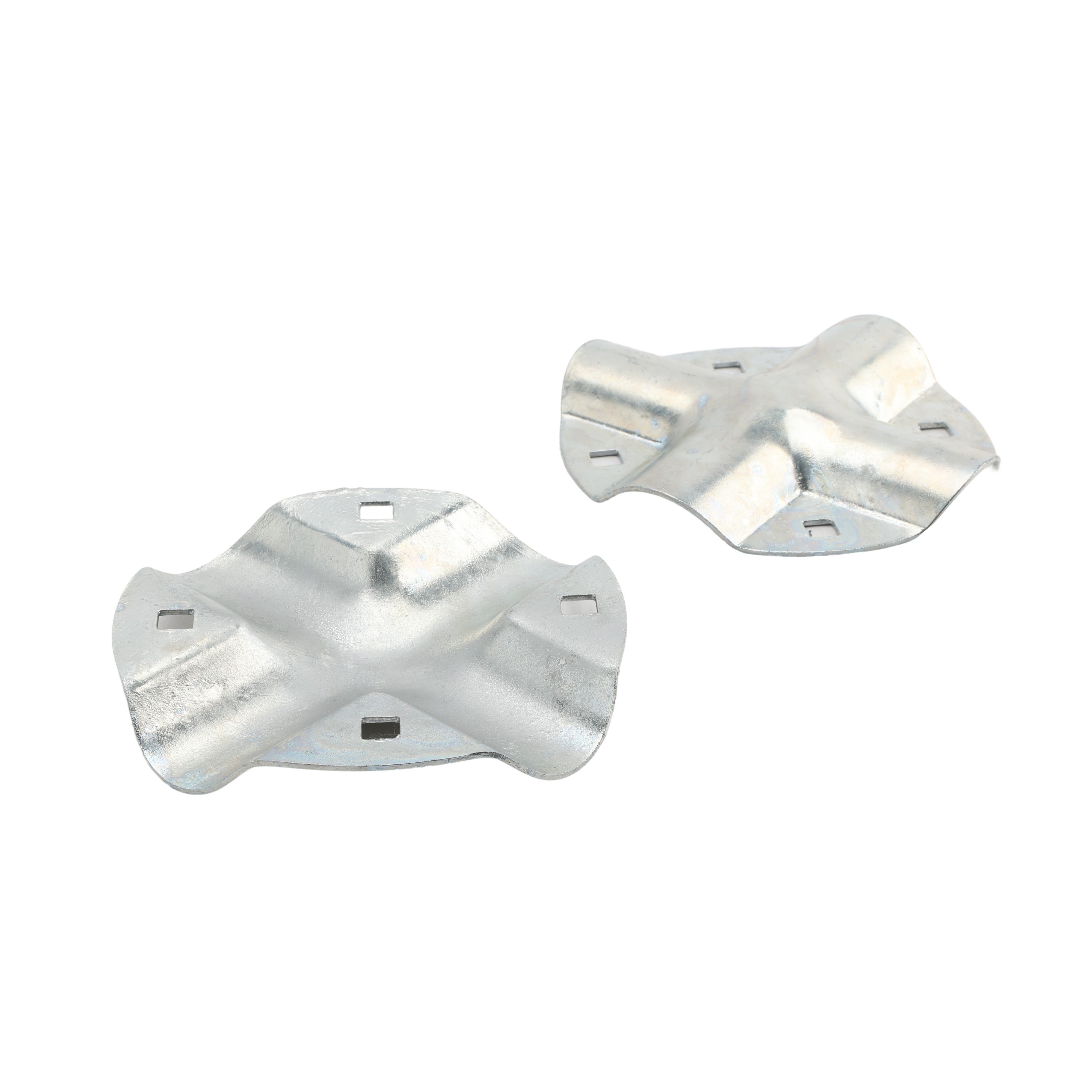 4 Way Connector Bracket Bolt on Bracket for 1 5/8" x 1 5/8" Round Post ...