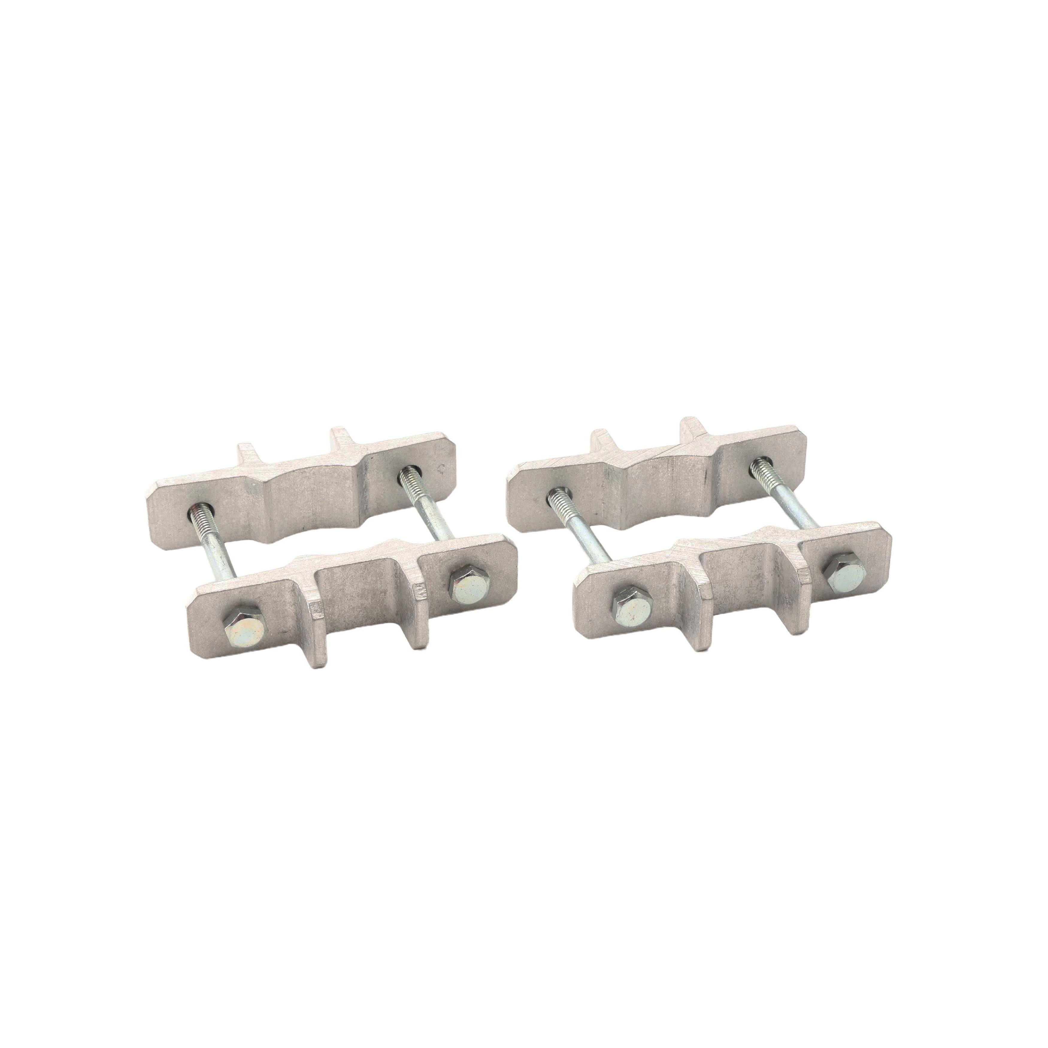Bufftech 4" x 4" Post EZ Set Brackets for 1 5/8" Round Post (Pair ...