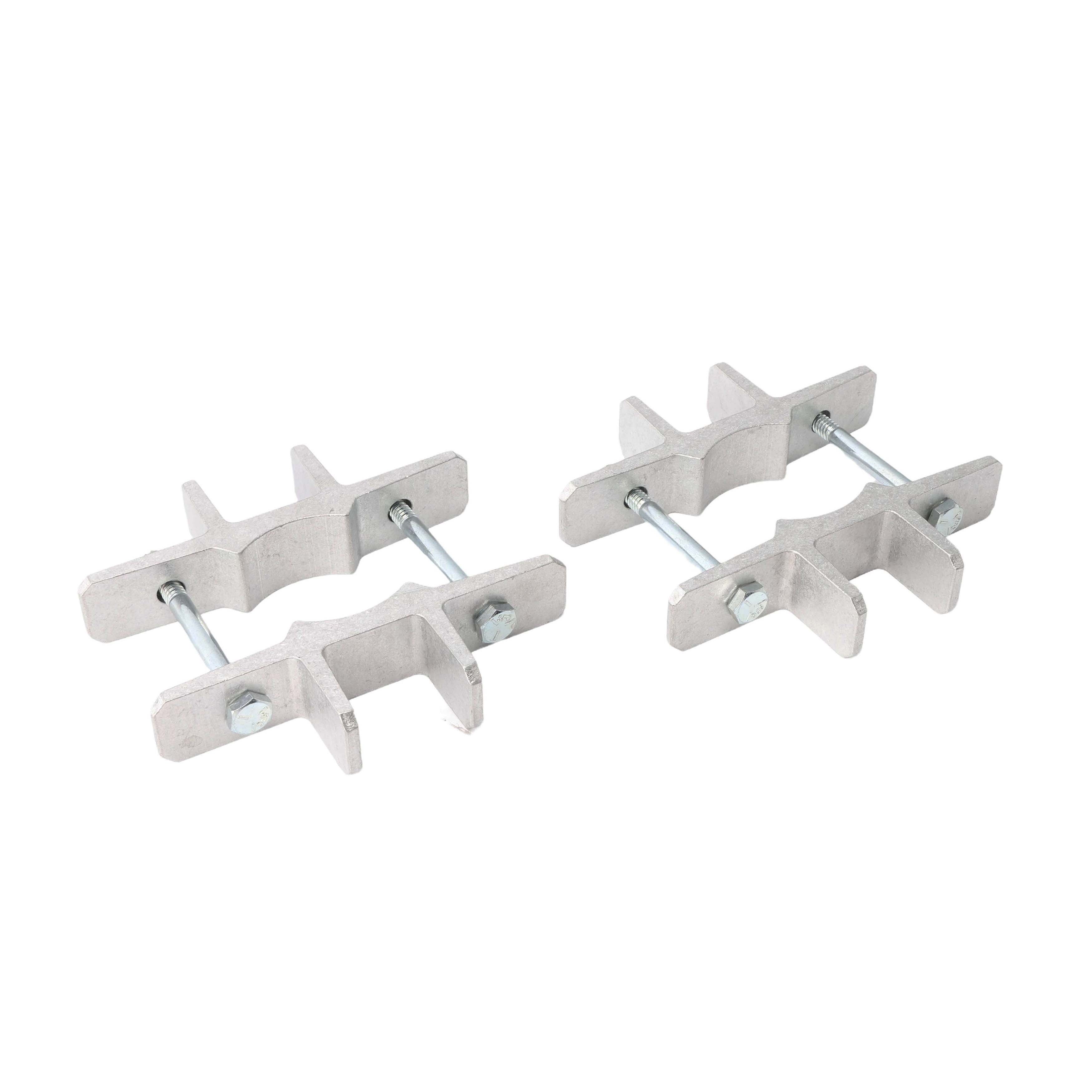 Bufftech 5" x 5" Post EZ Set Brackets for 1 7/8" or 2" Round Posts ...