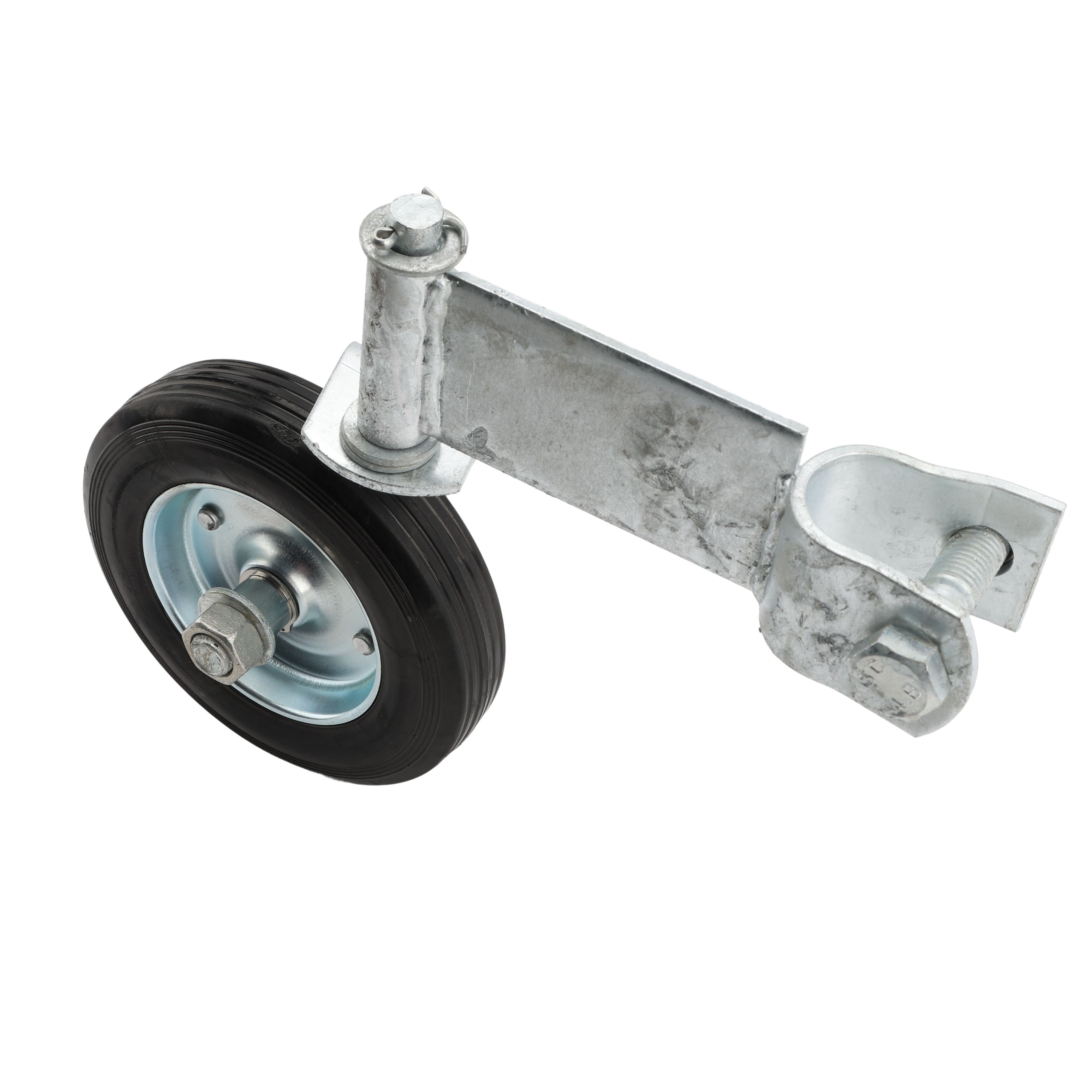 Chain Link Fence 360 Degree Swivel Swing Gate Wheel (6" Solid Rubber ...