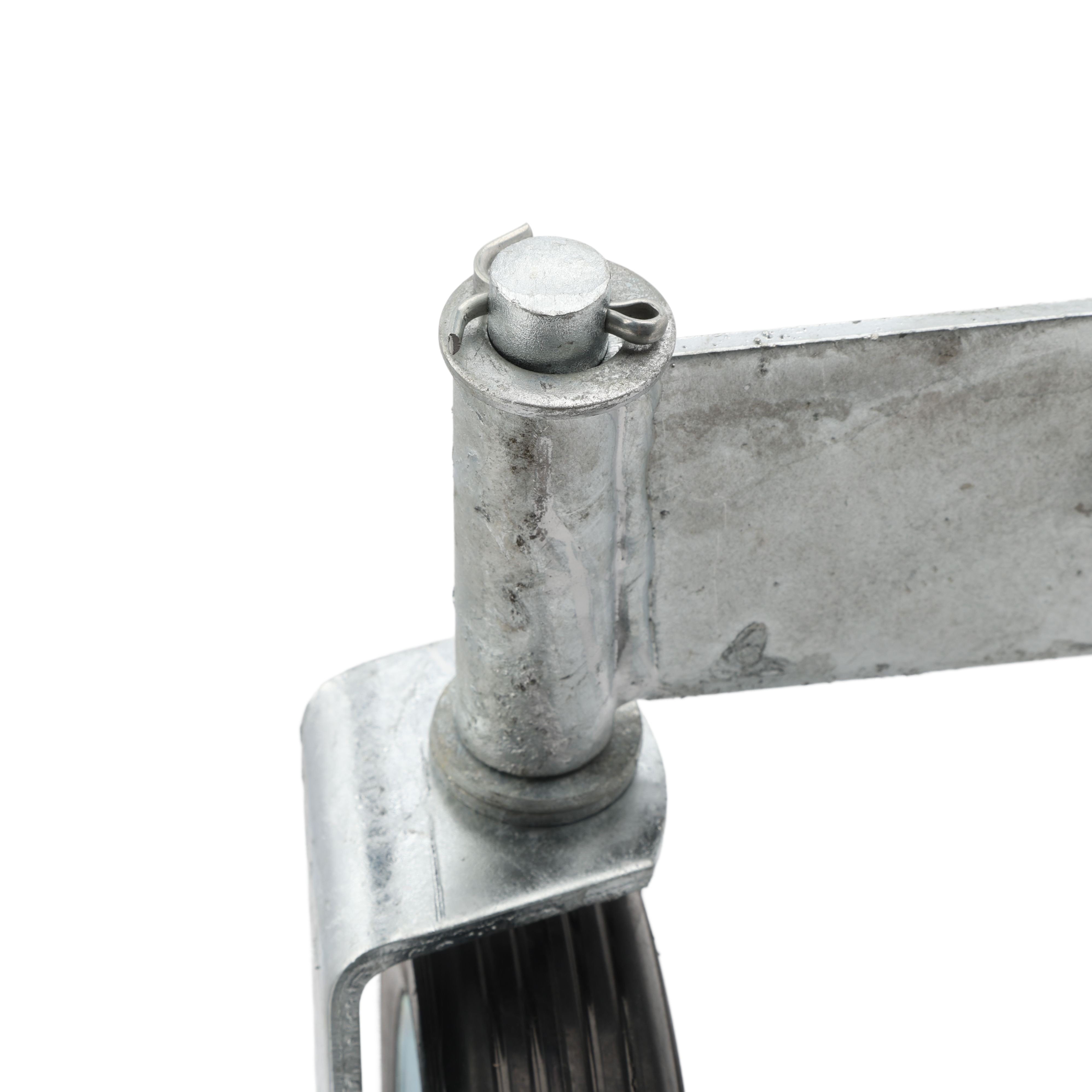 Chain Link Fence 360 Degree Swivel Swing Gate Wheel (6" Solid Rubber ...