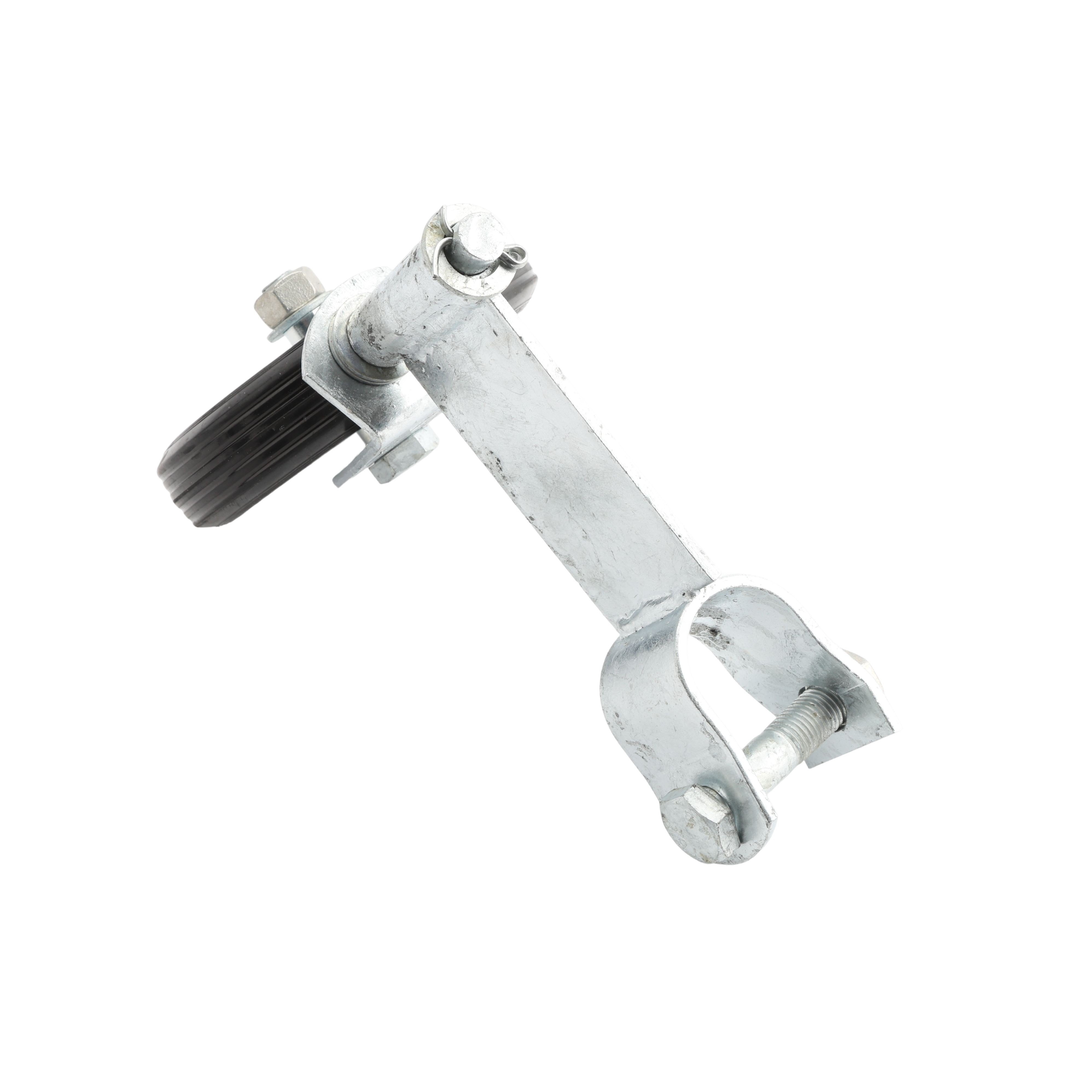 Chain Link Fence 360 Degree Swivel Swing Gate Wheel (6" Solid Rubber ...