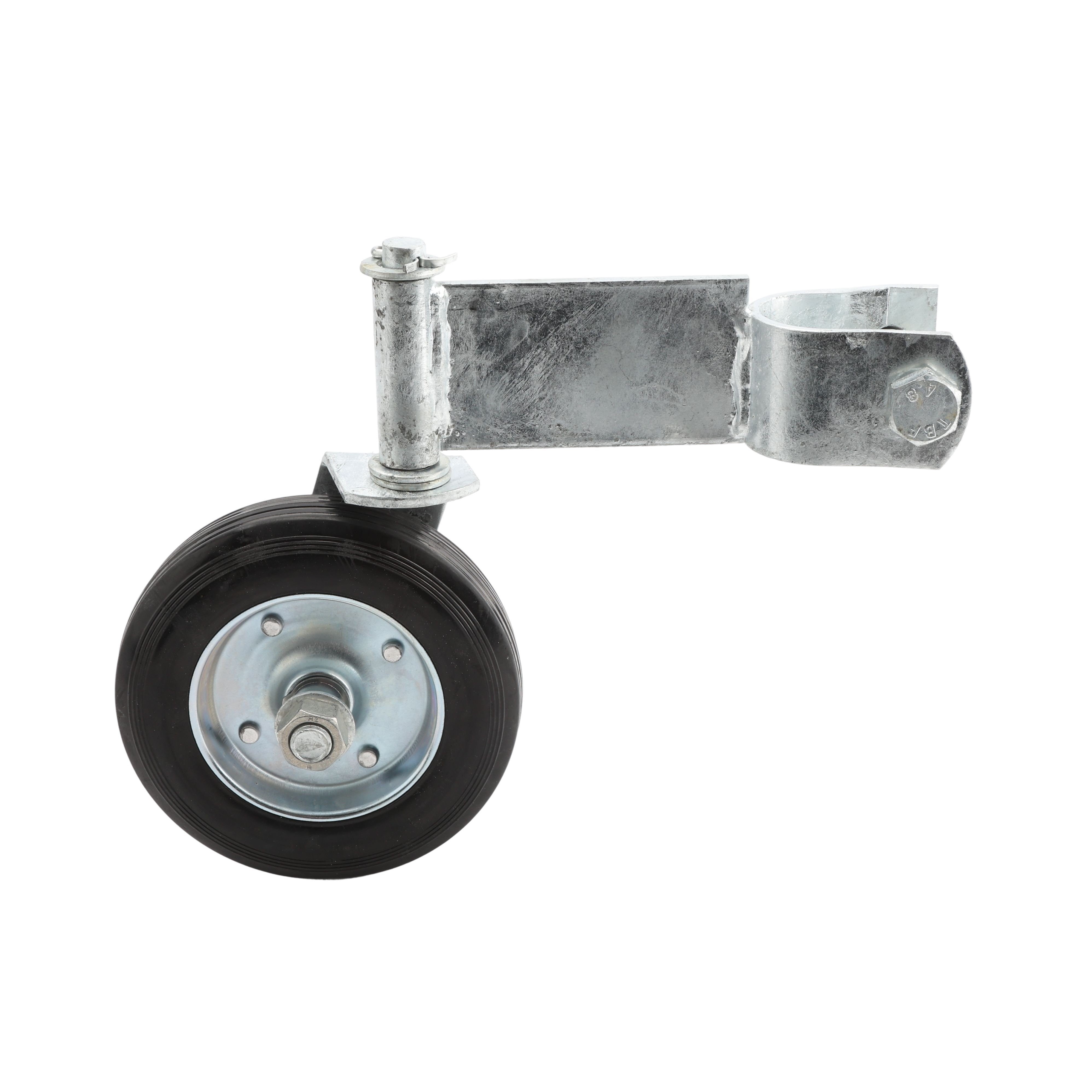 Chain Link Fence 360 Degree Swivel Swing Gate Wheel (6" Solid Rubber ...